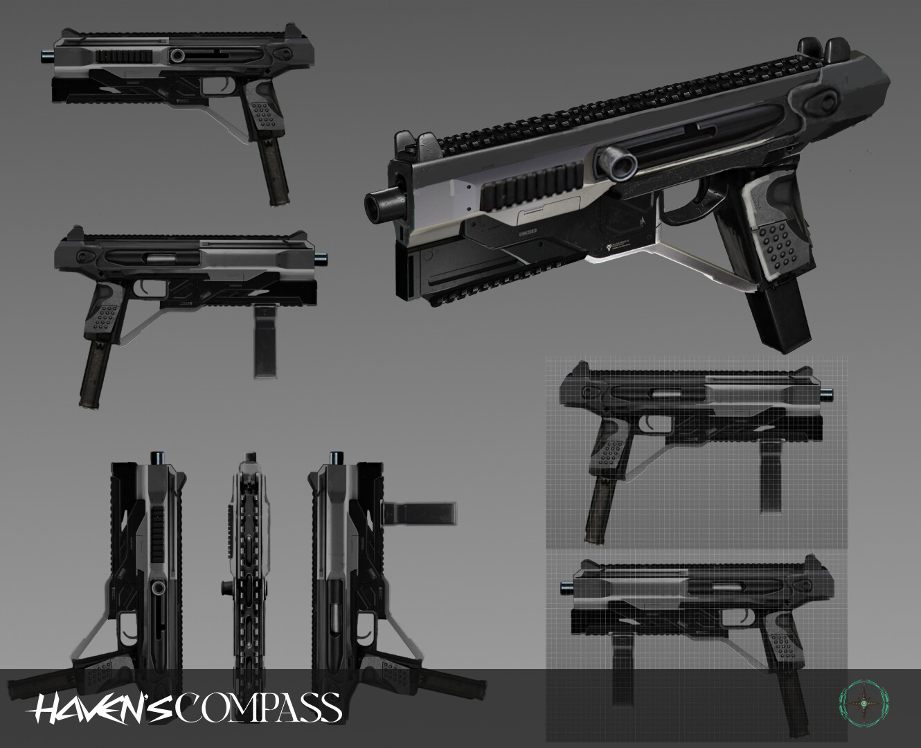 ArtStation - Haven's Compass SMG