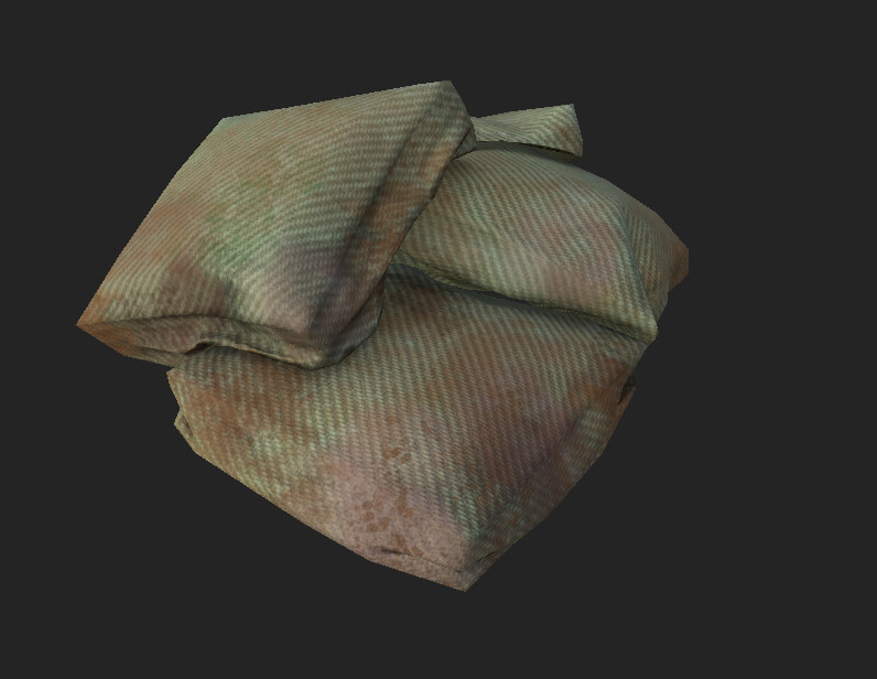 ArtStation - Cushion Props and Texturing