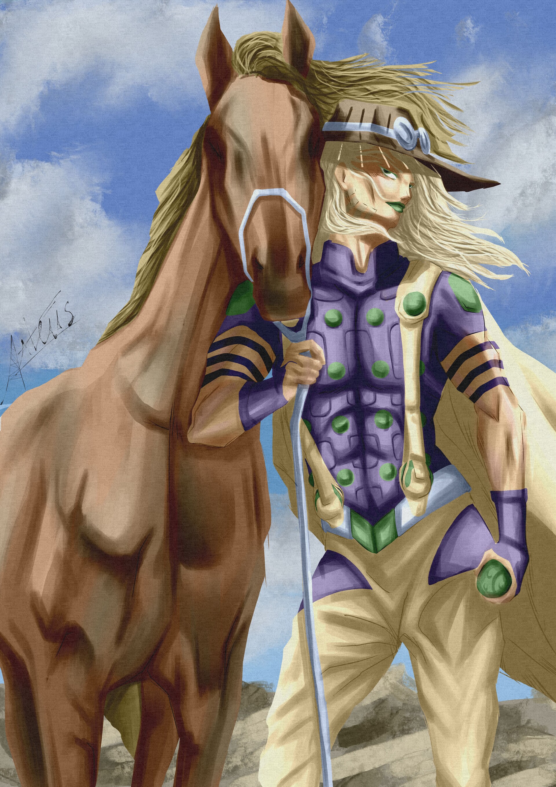 ArtStation - Gyro Zeppeli