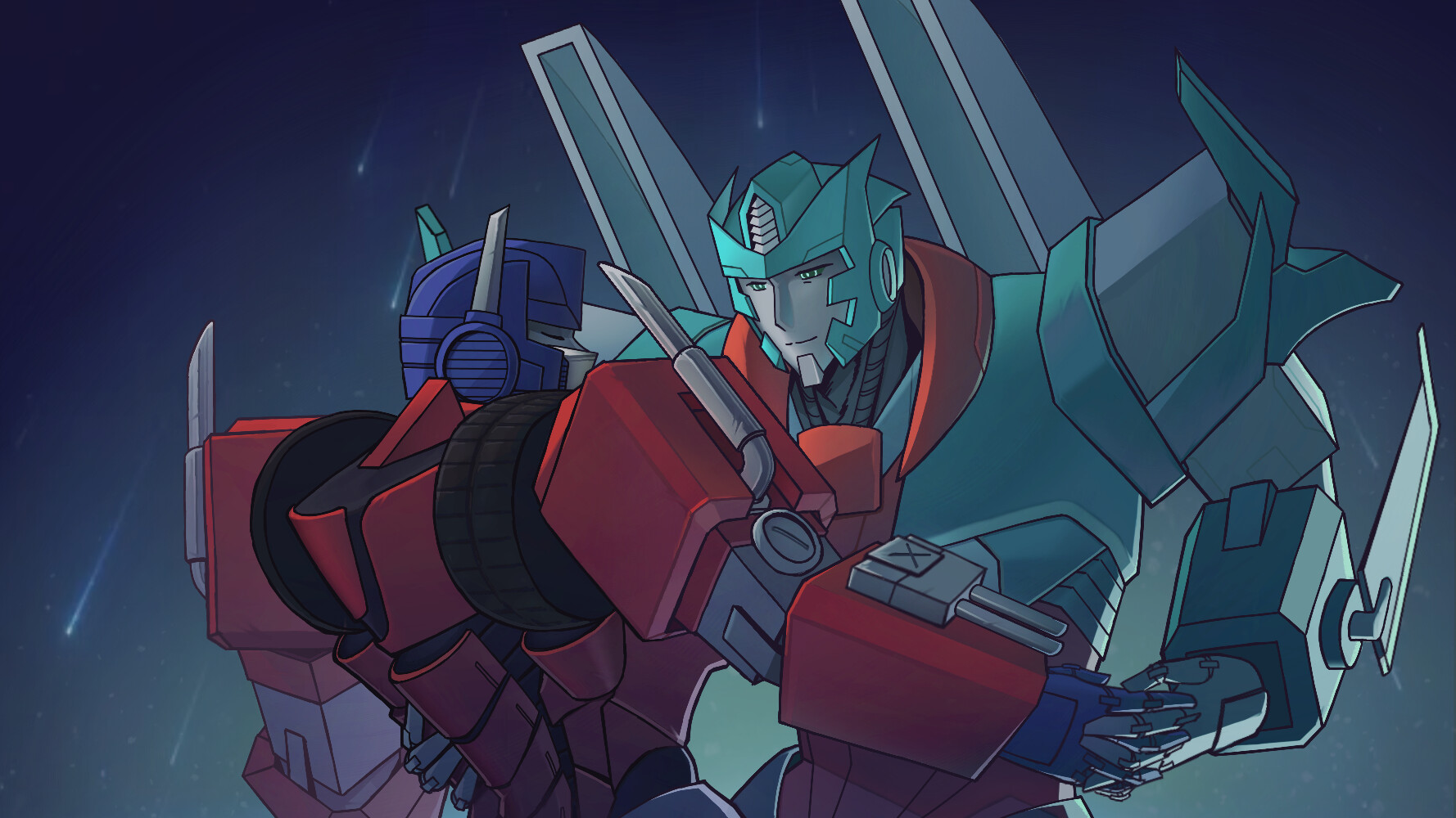 ArtStation - senator shockwave and orion pax (again)