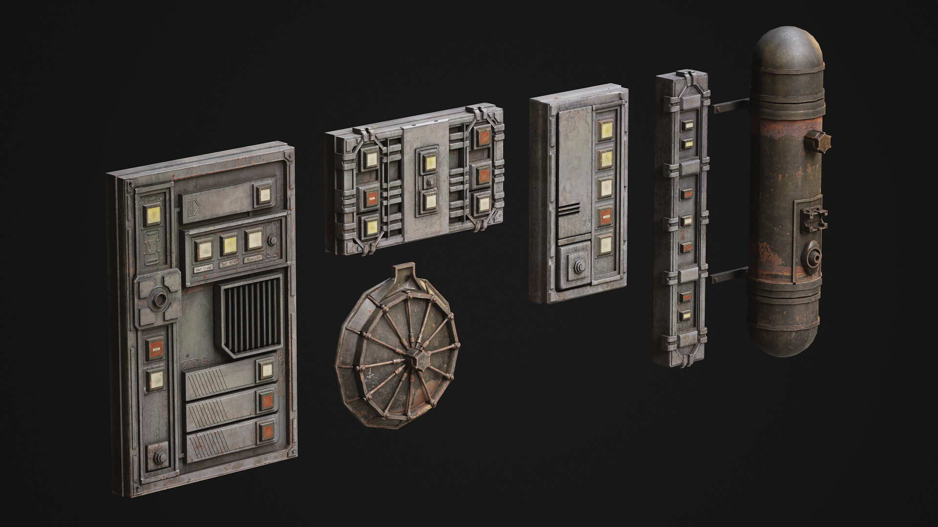 Sooin Yoon - Sci-fi Old Props