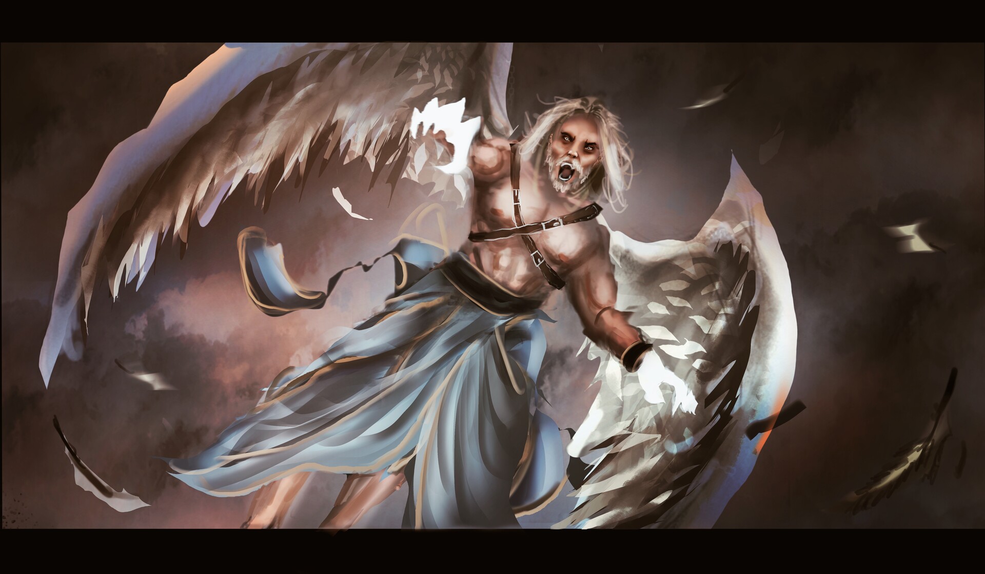 ArtStation - Fallen angel icarus