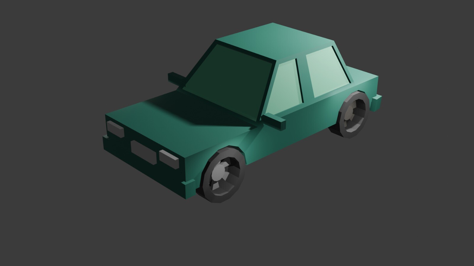 ArtStation - low poly car