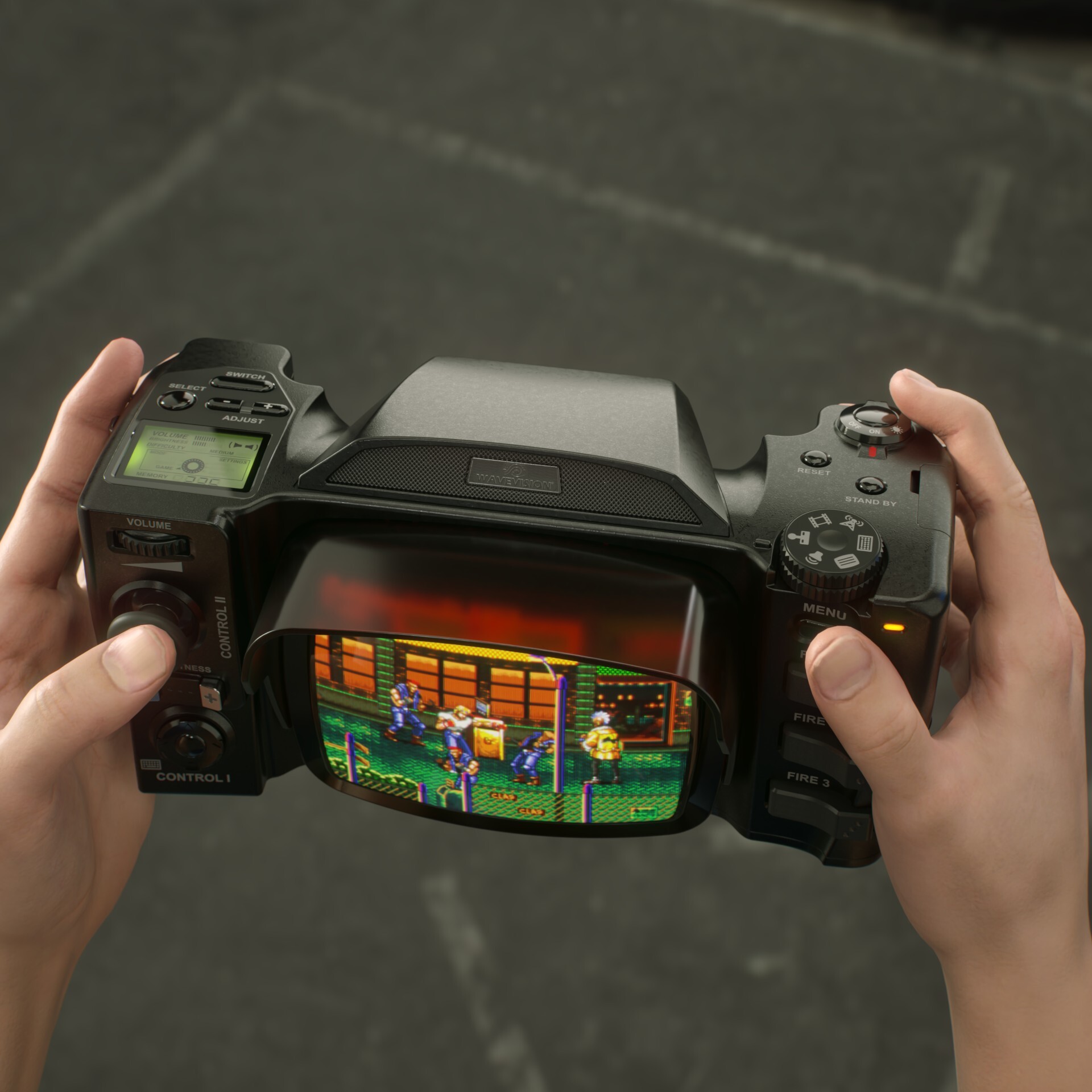 Cem Tezcan - Personal Portfolio - WaveVision - CRT Handheld Gaming ...