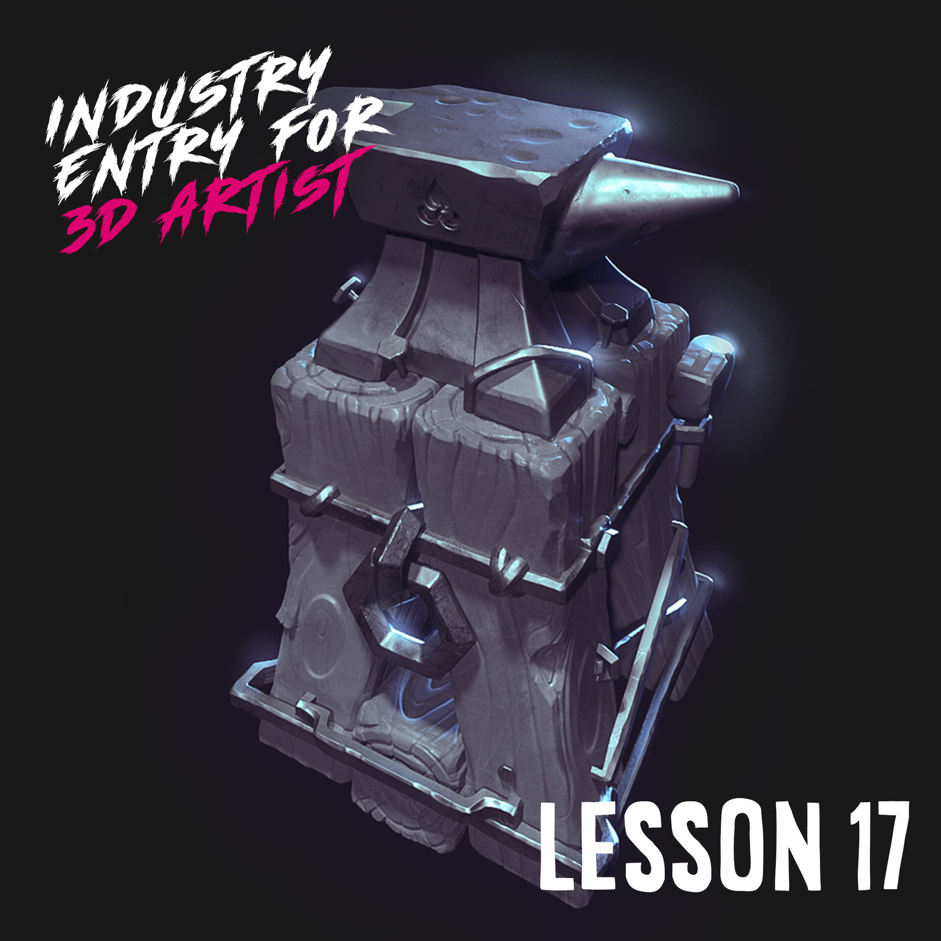 ArtStation - Stylized Anvil | Lesson 17