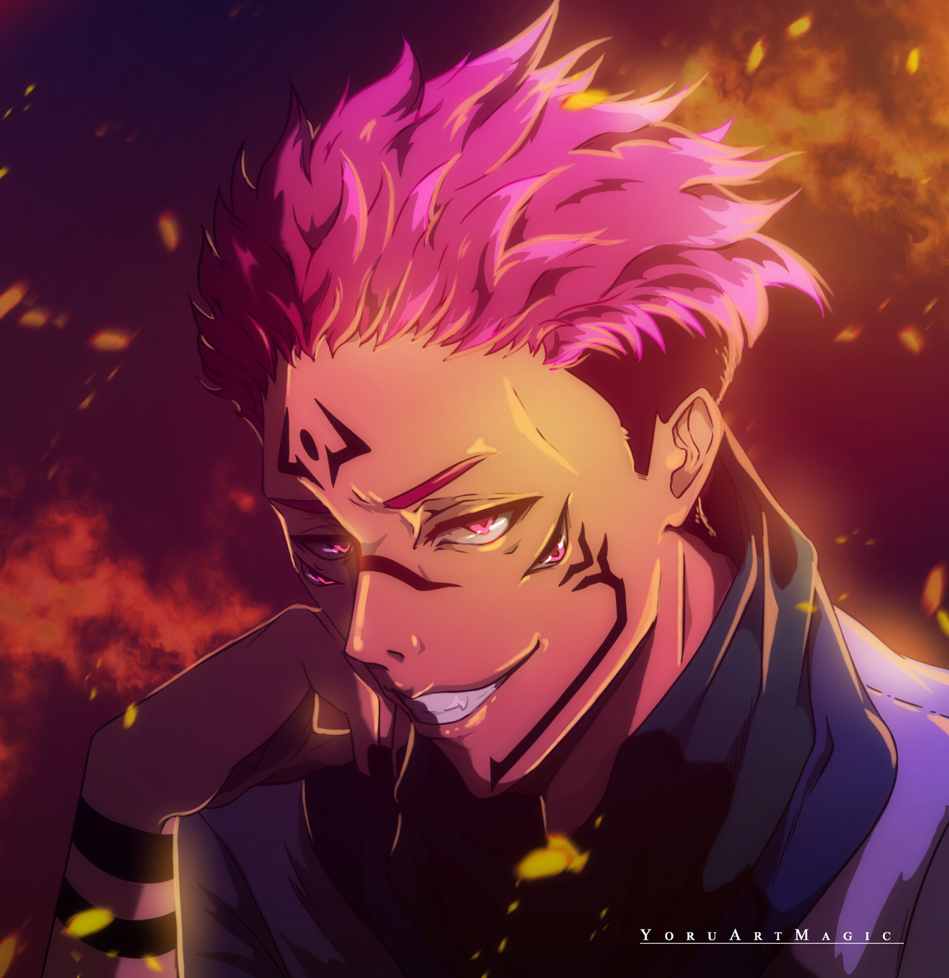 ArtStation - Sukuna_JJK_fanart