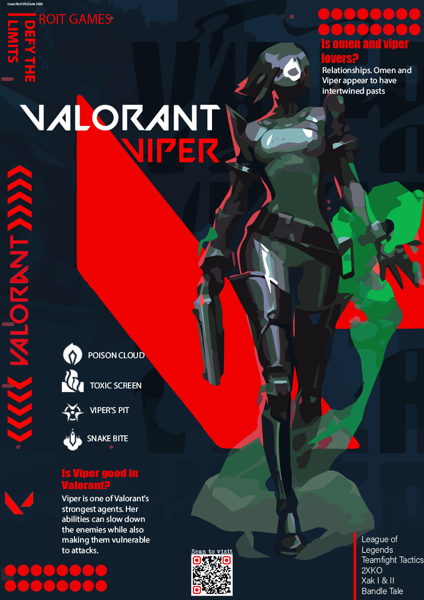 ArtStation - Viper is a cunning and tactical controller agent in ...
