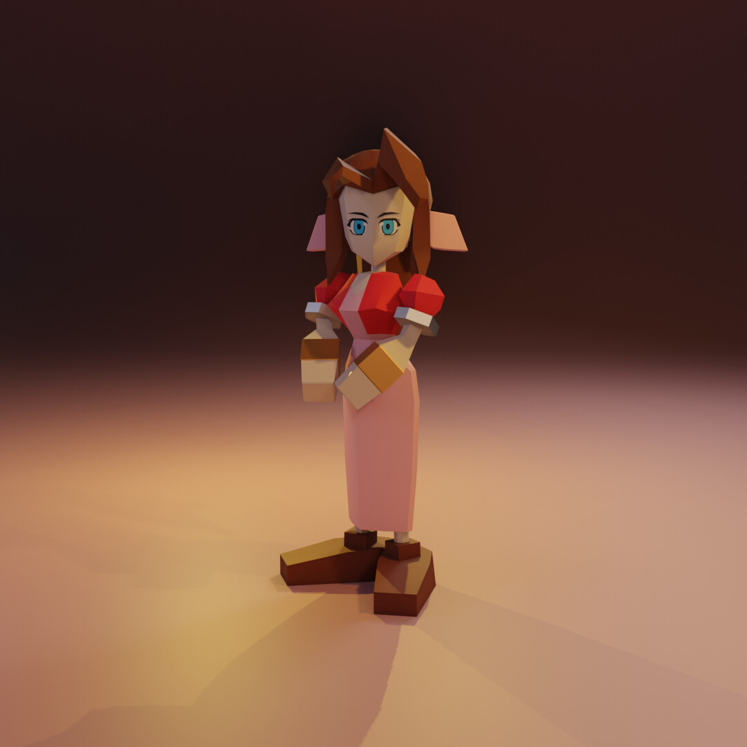 ArtStation - Low poly Aeris