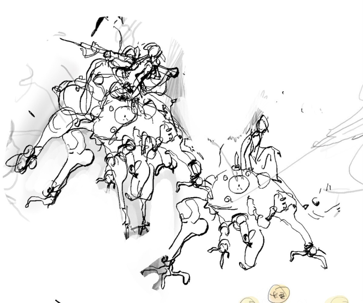 Entei Ryu - GITS sculpture/painting