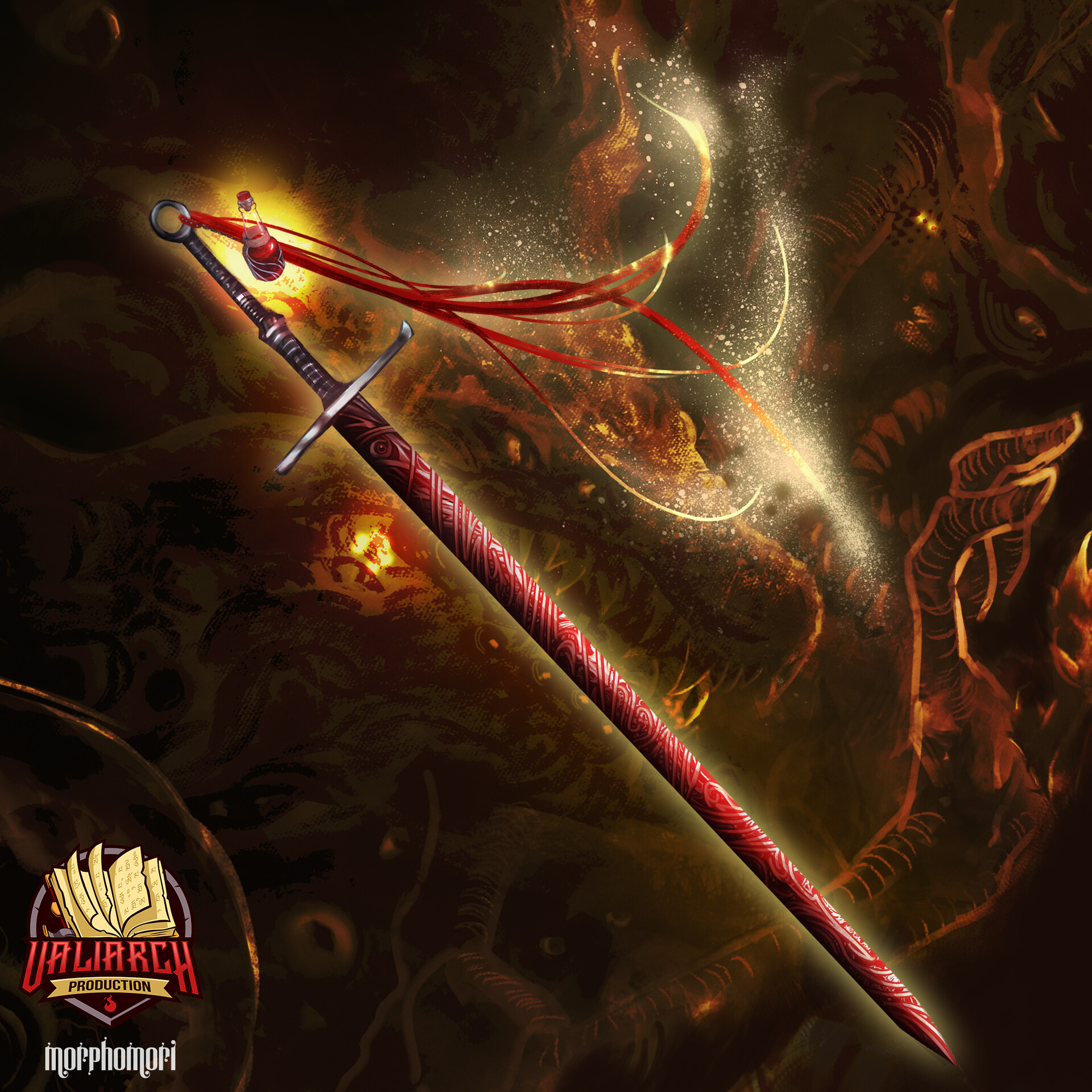 ArtStation - Honor (Blood Bandage Longsword)