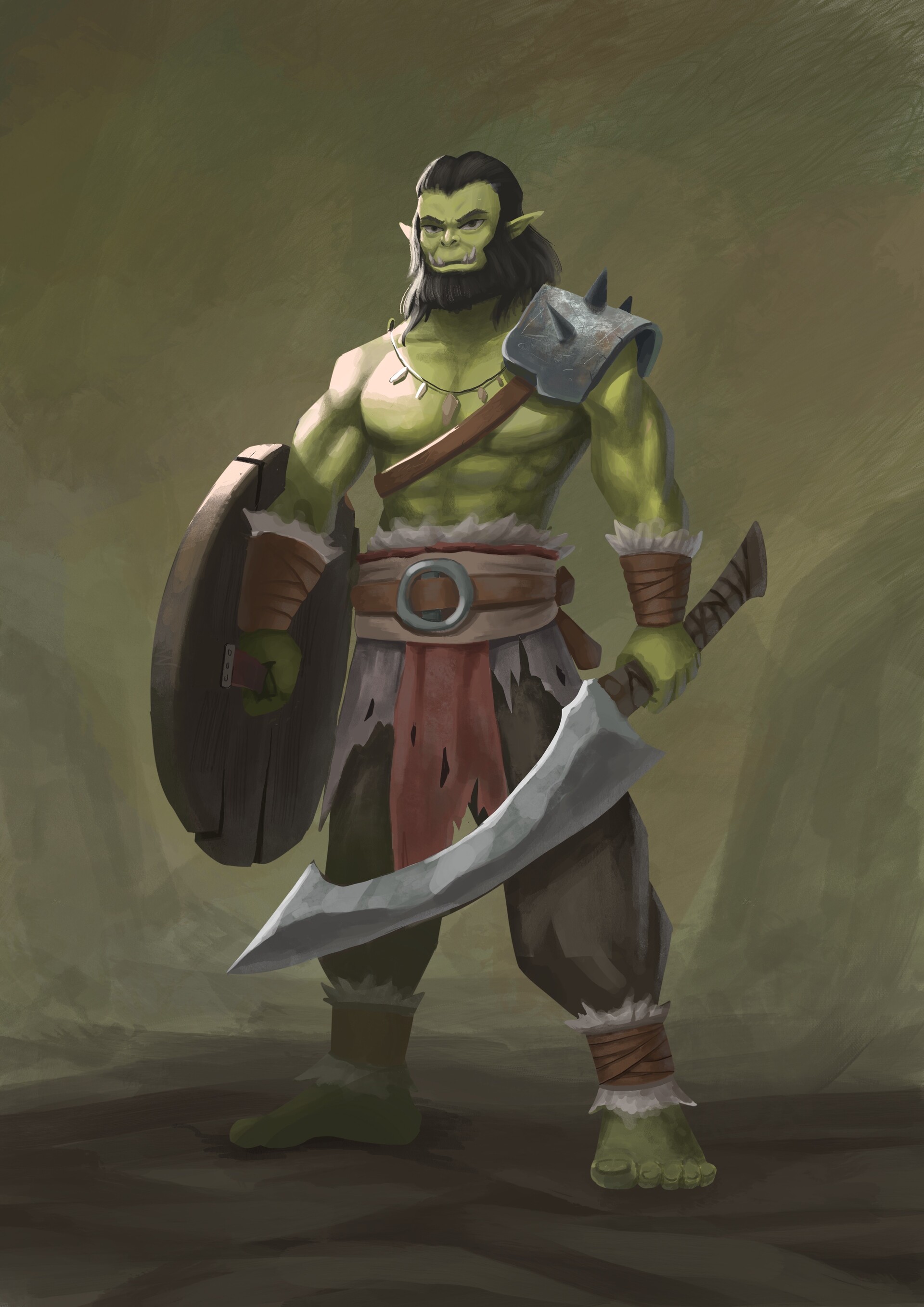 ArtStation - Ork Warrior