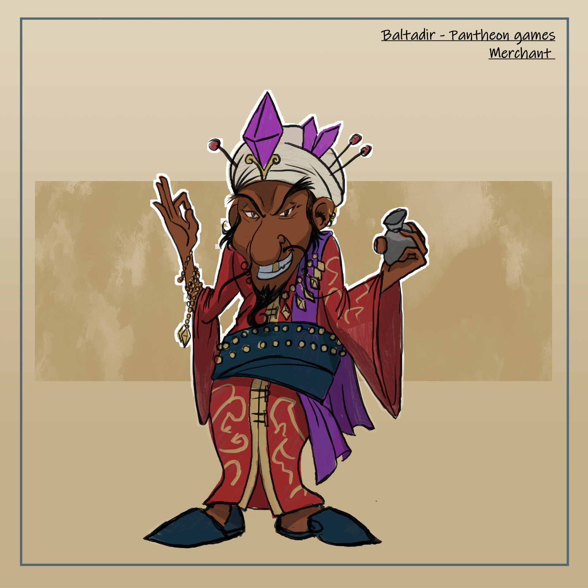 ArtStation - Merchant character concept #10