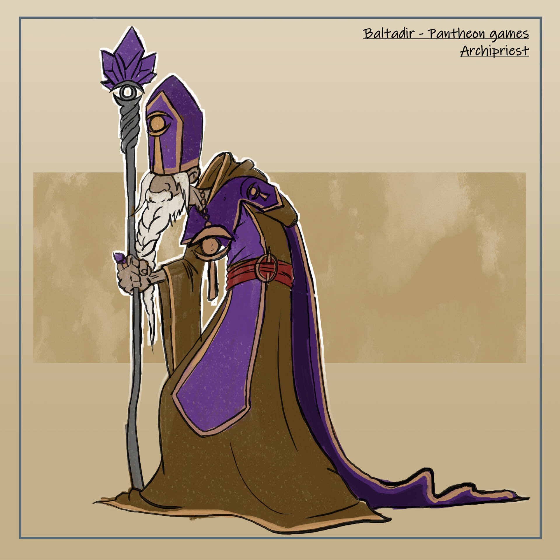 ArtStation - Archipriest workflow concept #2