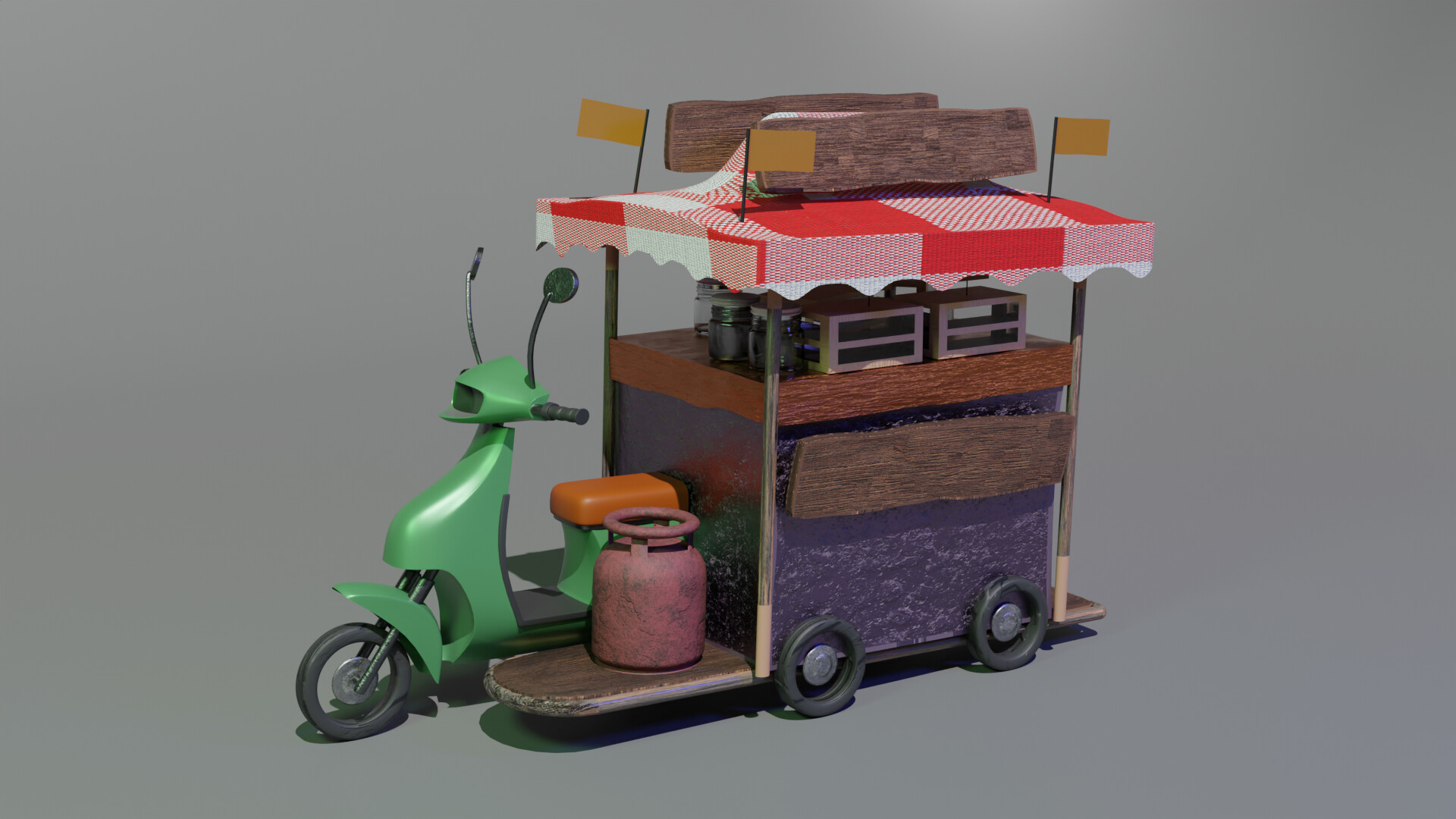 ArtStation - Food Scooter