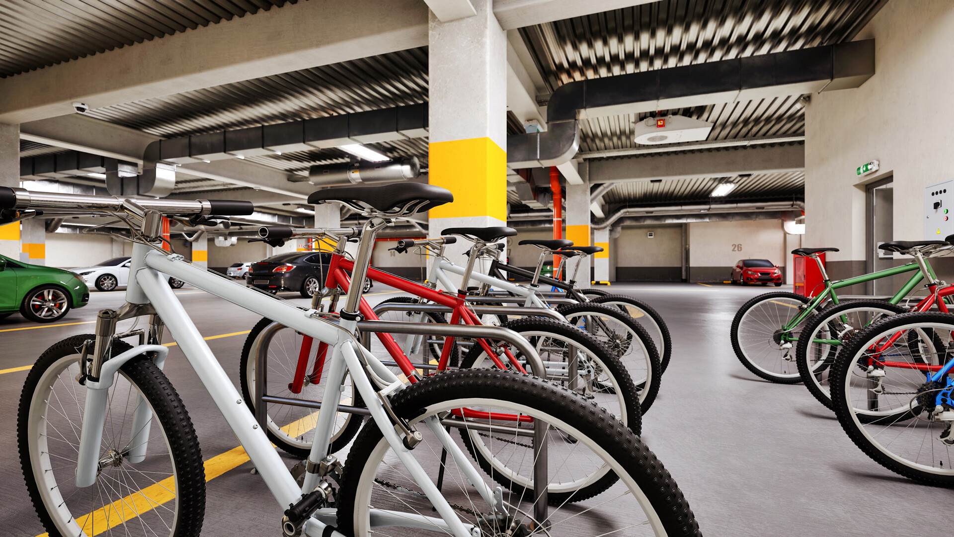 Evermotion Studio - Parking Lot Scene - Archinteriors for UE vol. 15