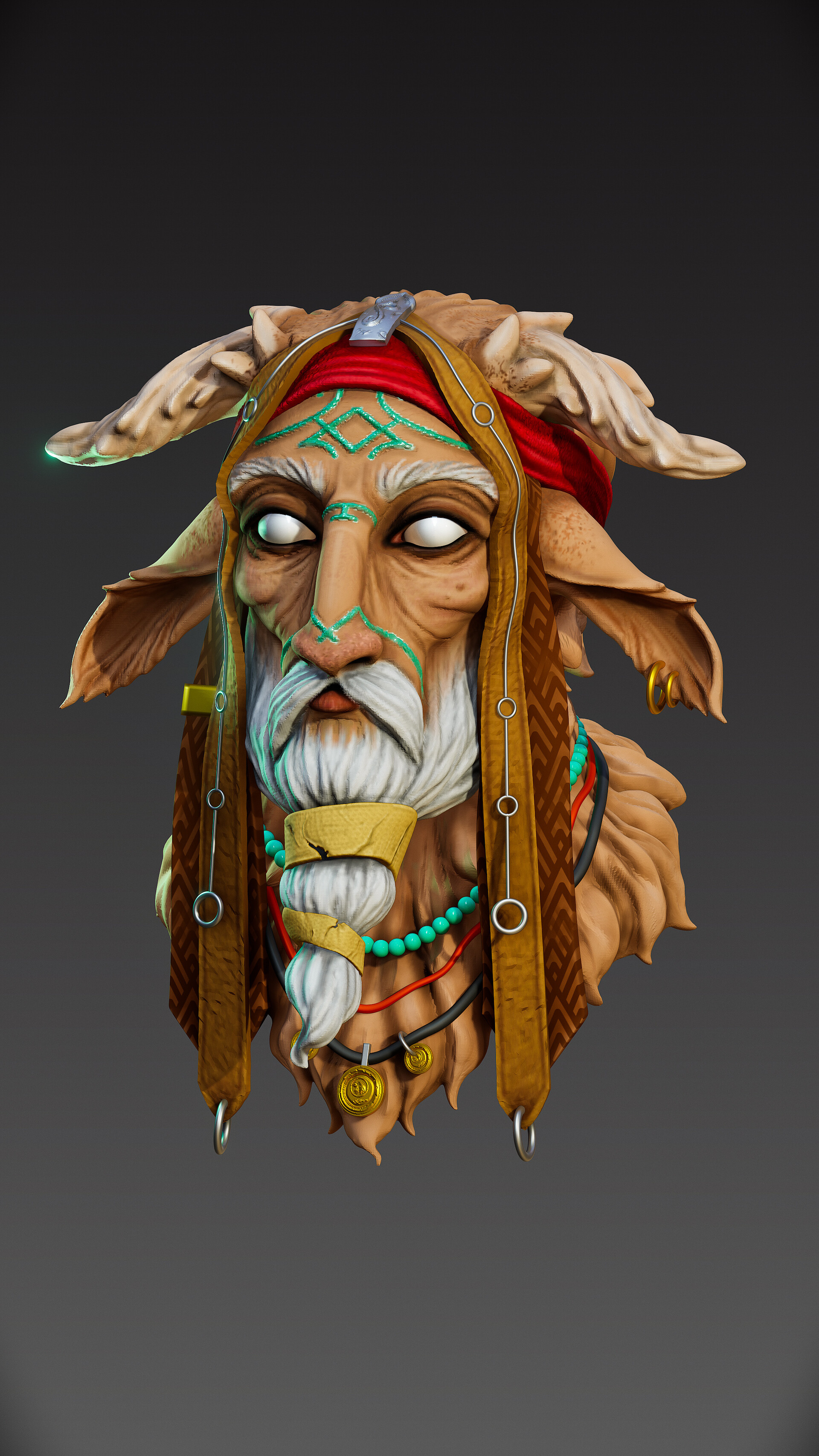 ArtStation - 3d fictional character goatman