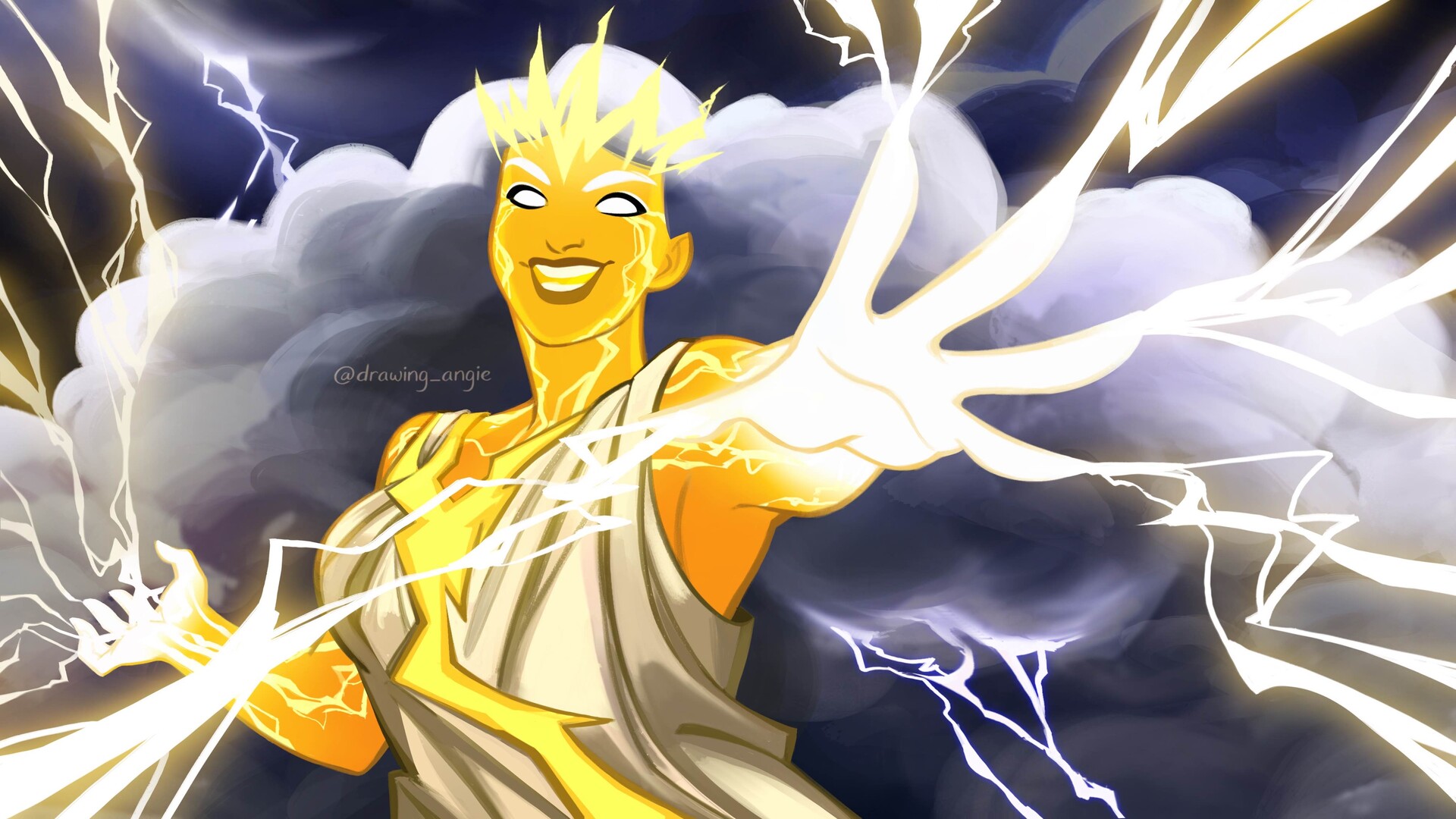 Angela Chiarelli - THUNDER BRINGER - Annapantsu Cover Art