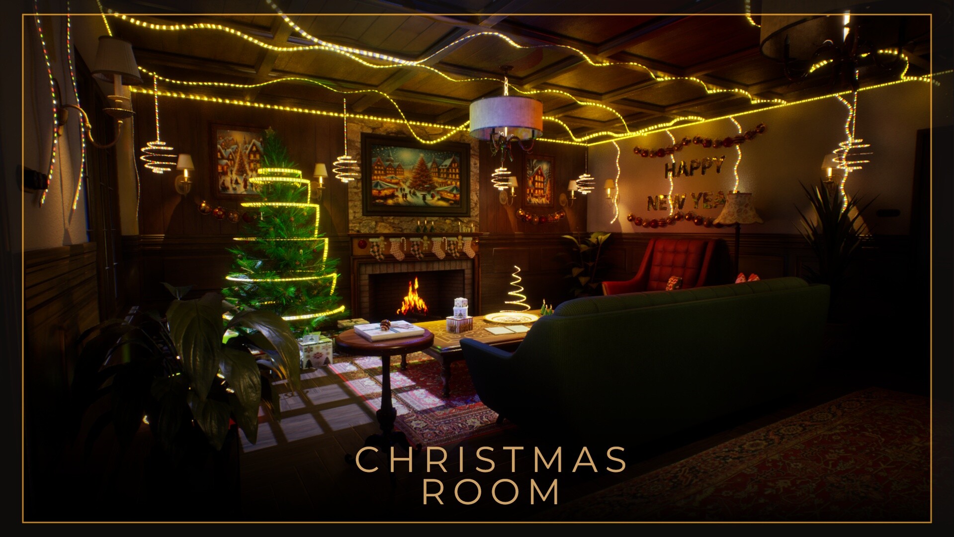ArtStation - Christmas Room
