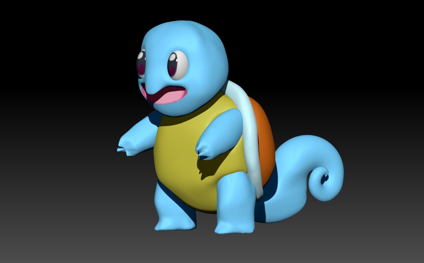 ArtStation - Squirtle in ZBrush