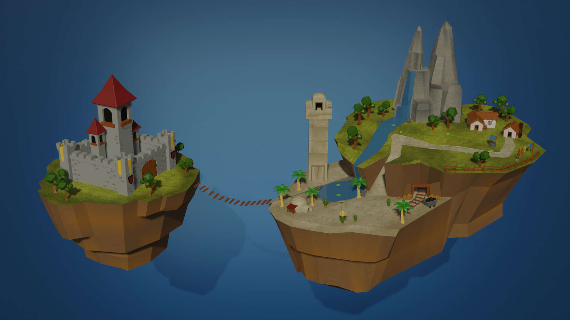 ArtStation - Floating Island