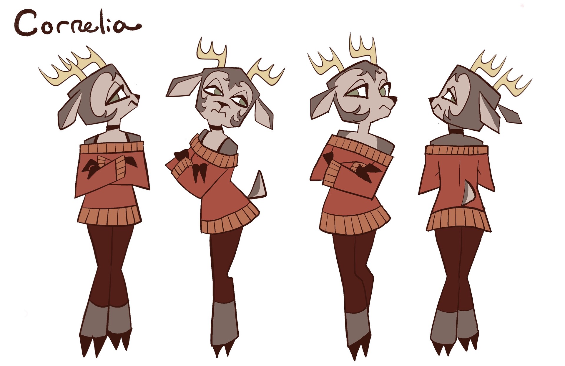 ArtStation - Cornelia (turn around)