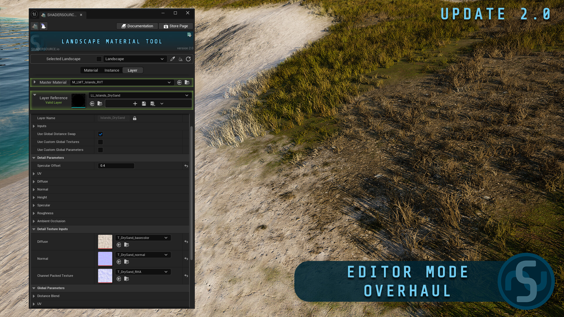 SHADERSOURCE - [UE] Landscape Material Tool