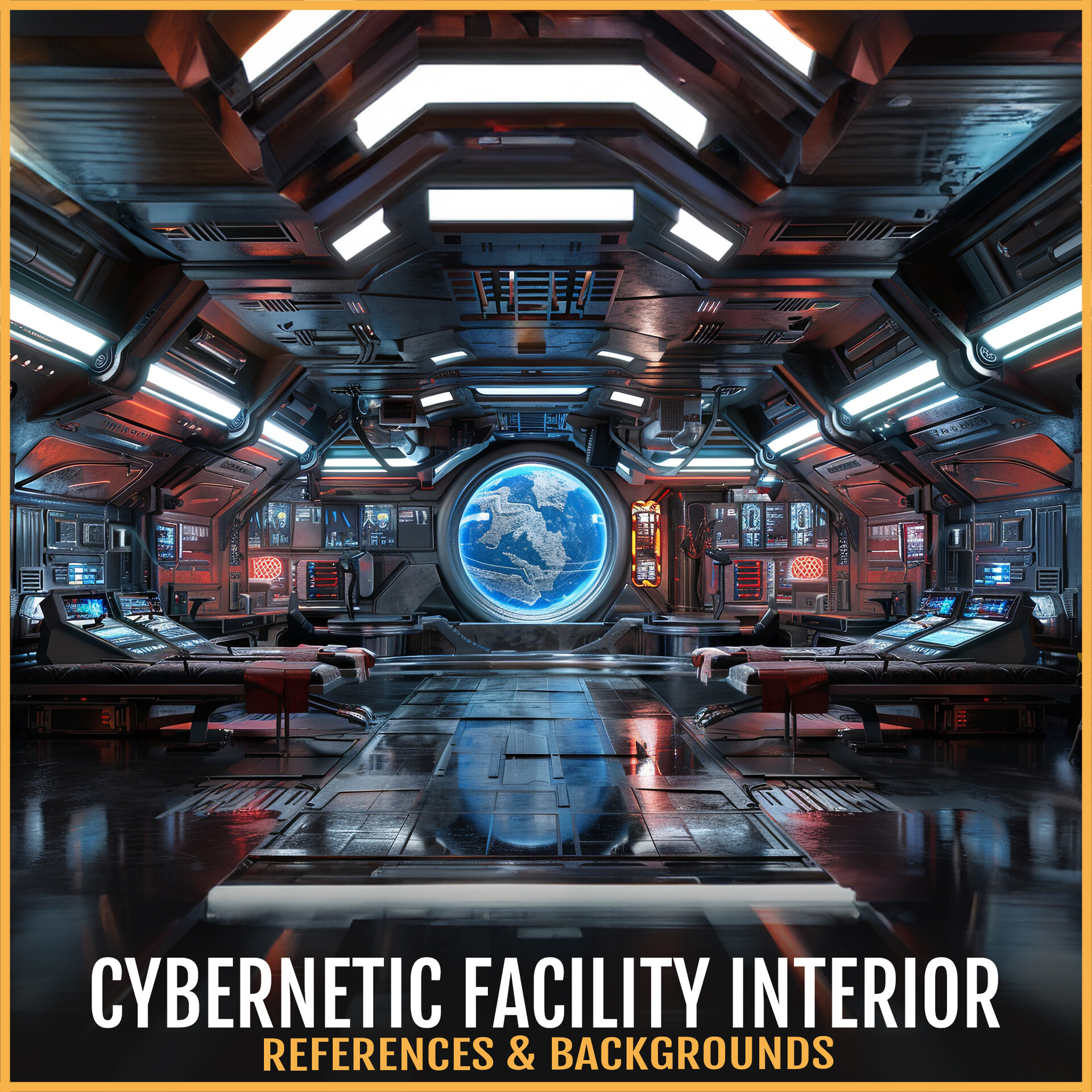 ArtStation - 303 Cybernetic Facility Interior