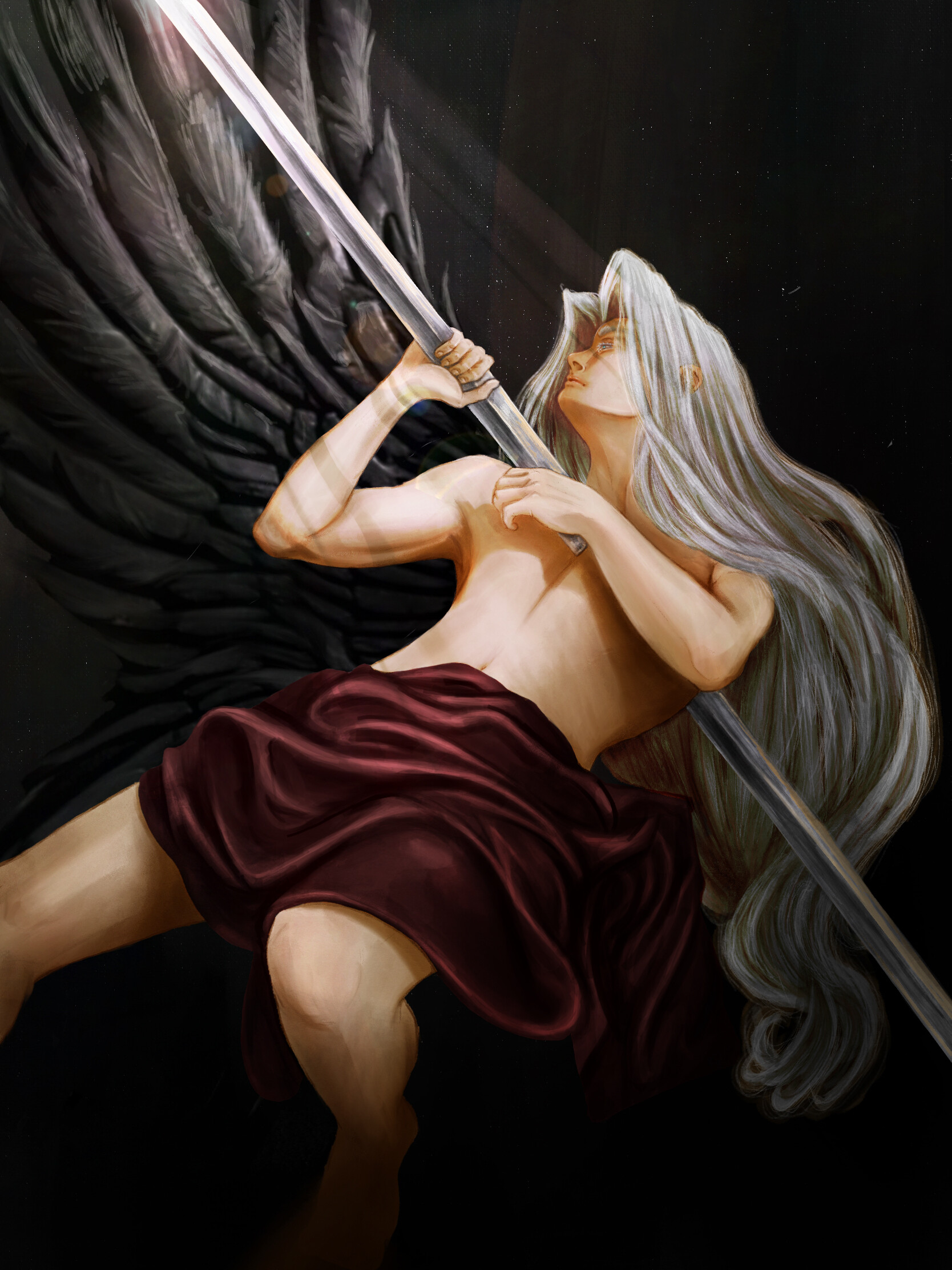 ArtStation - One Winged Angel