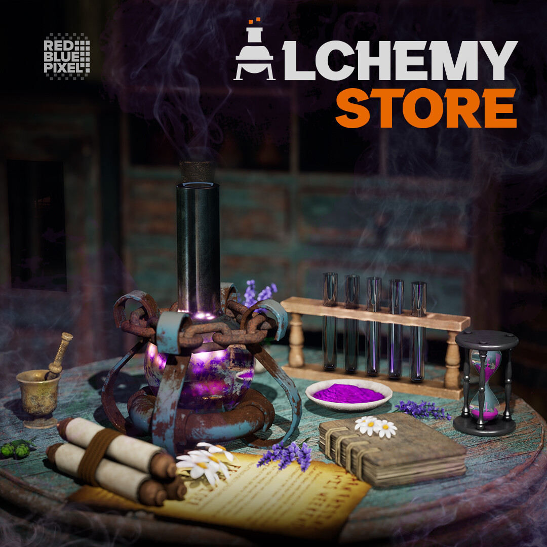 ArtStation - Unreal Engine Environment & Render: Alchemy Store Showcase