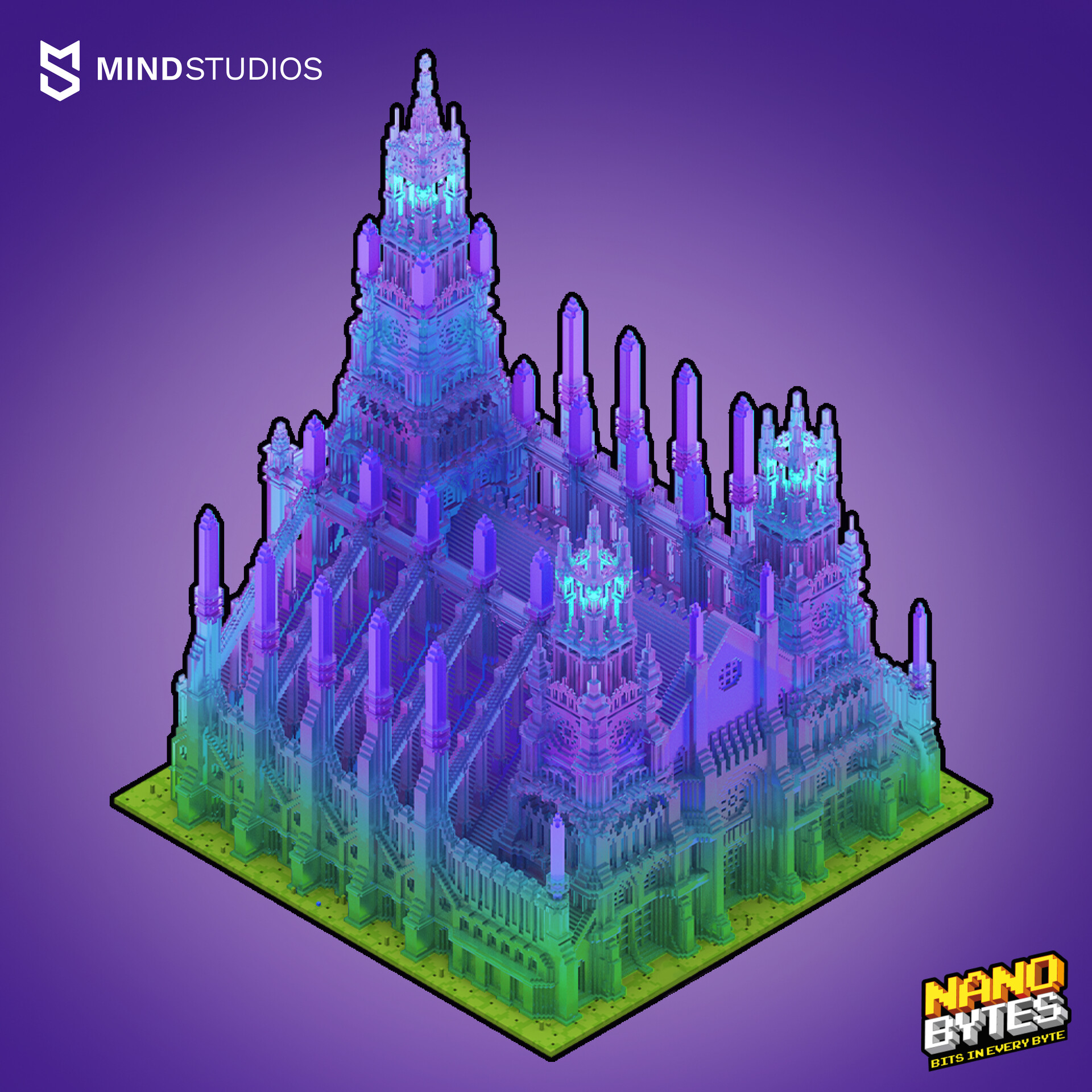 Mind Studios Games - Voxel Cathedral @ NanoBytes: ByteWorld