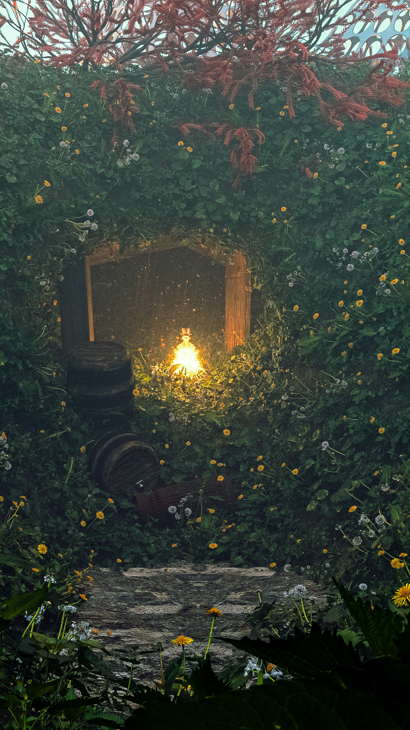 ArtStation - Magical cave entrance