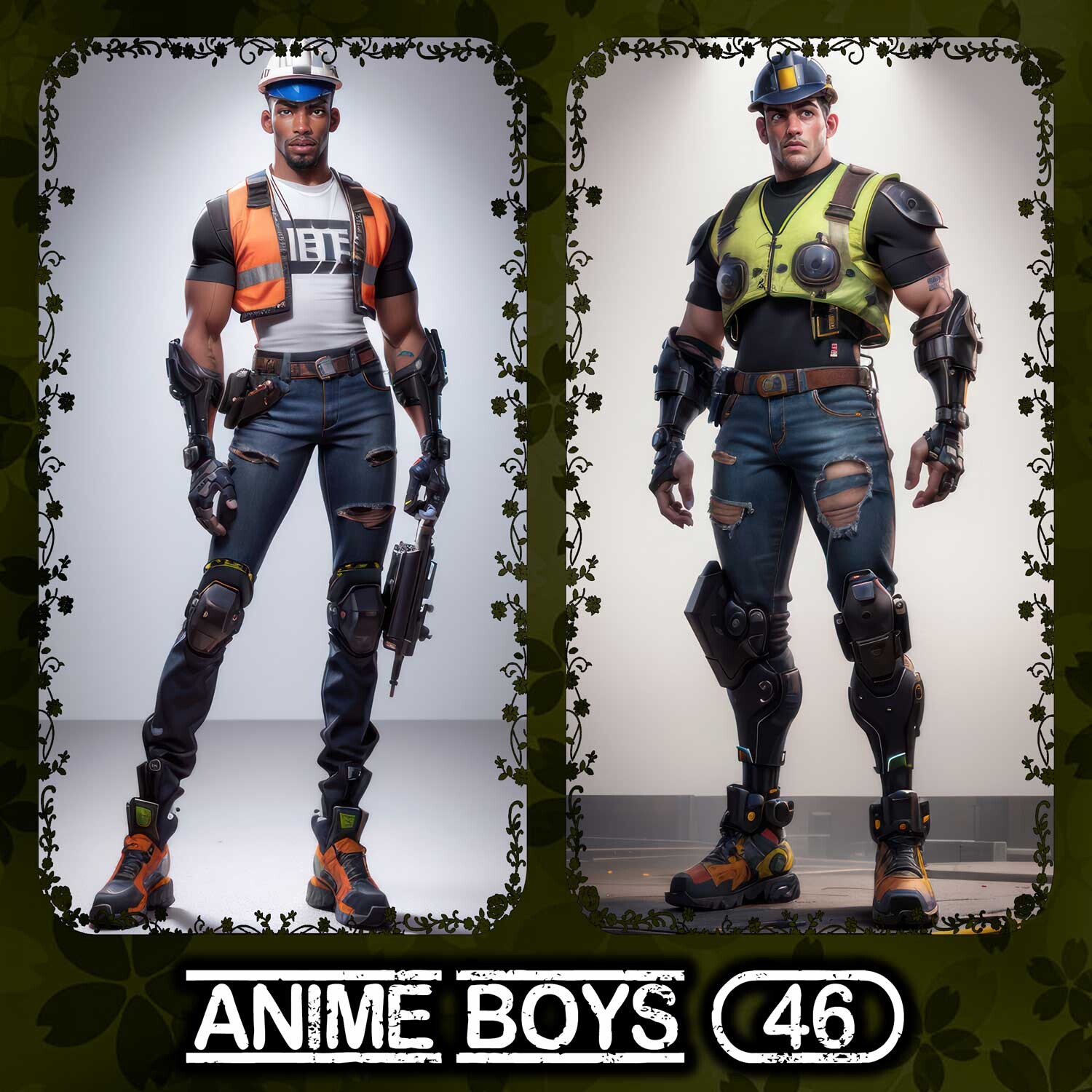 ArtStation - 310+ Anime Boys (Dieselpunk Construction Worker) Images ...