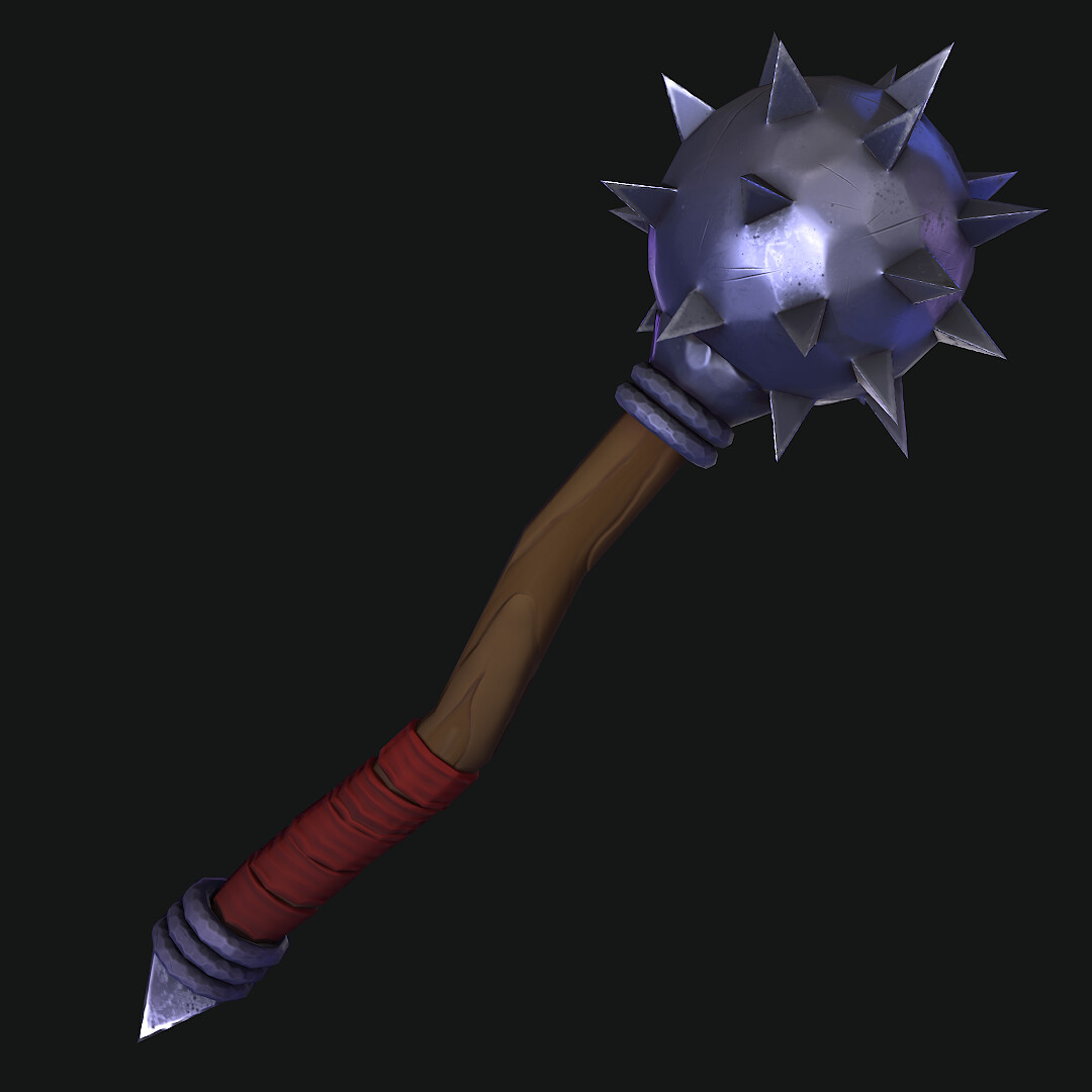 ArtStation - Stylized mace