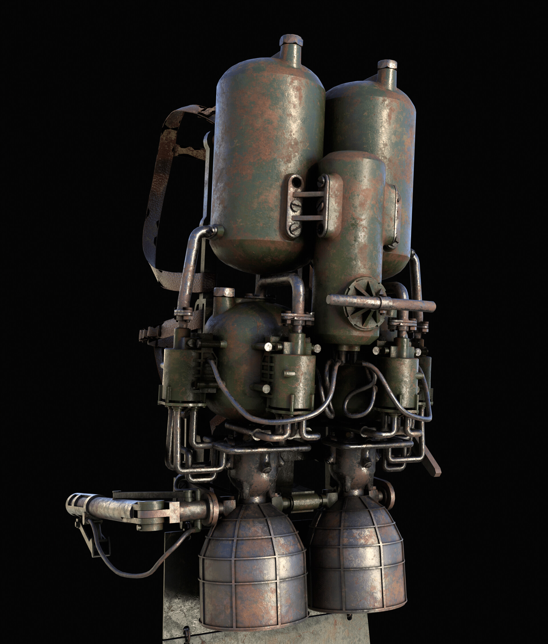 ArtStation - WW 1 Jet Pack.