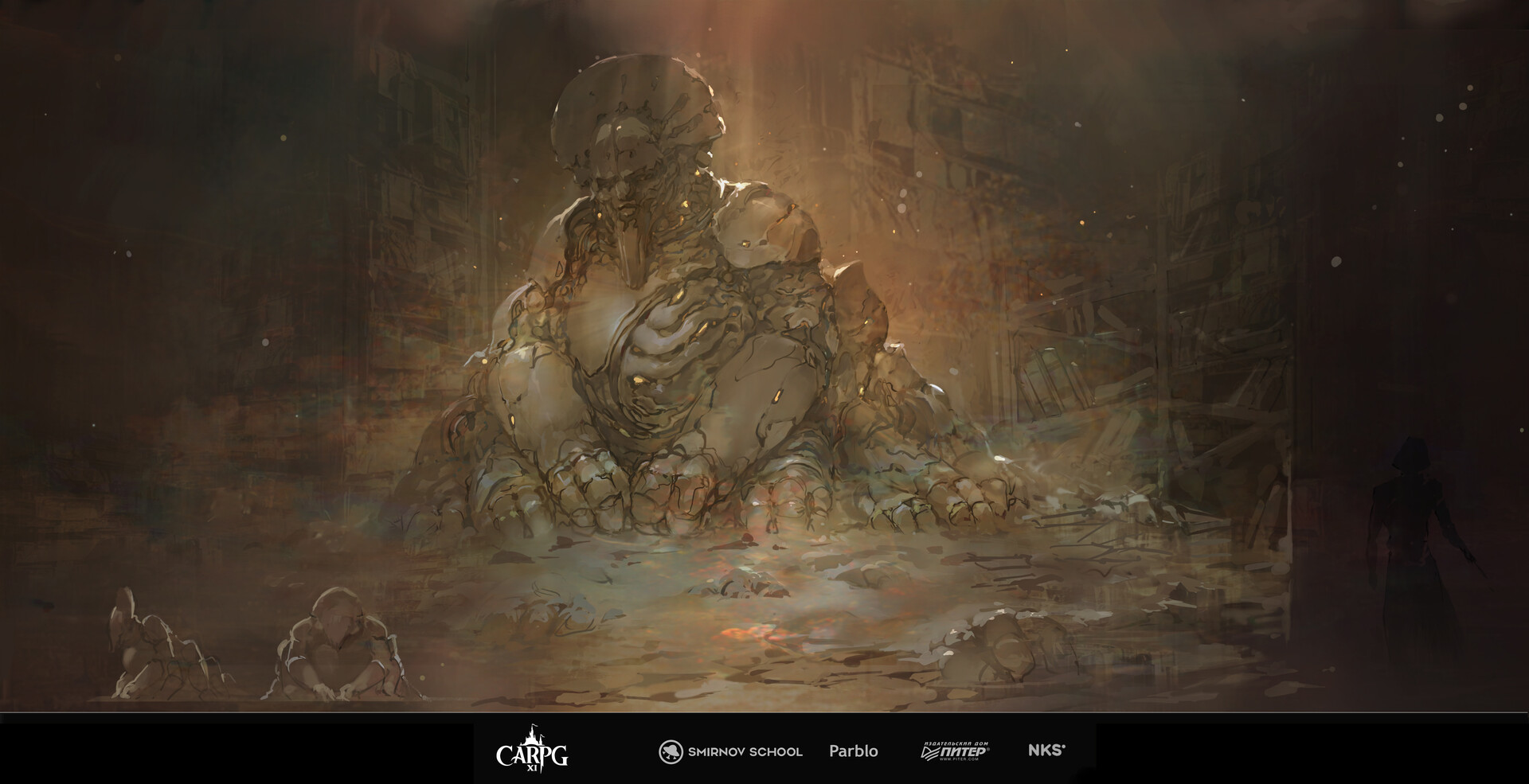 ArtStation - Golem in the library