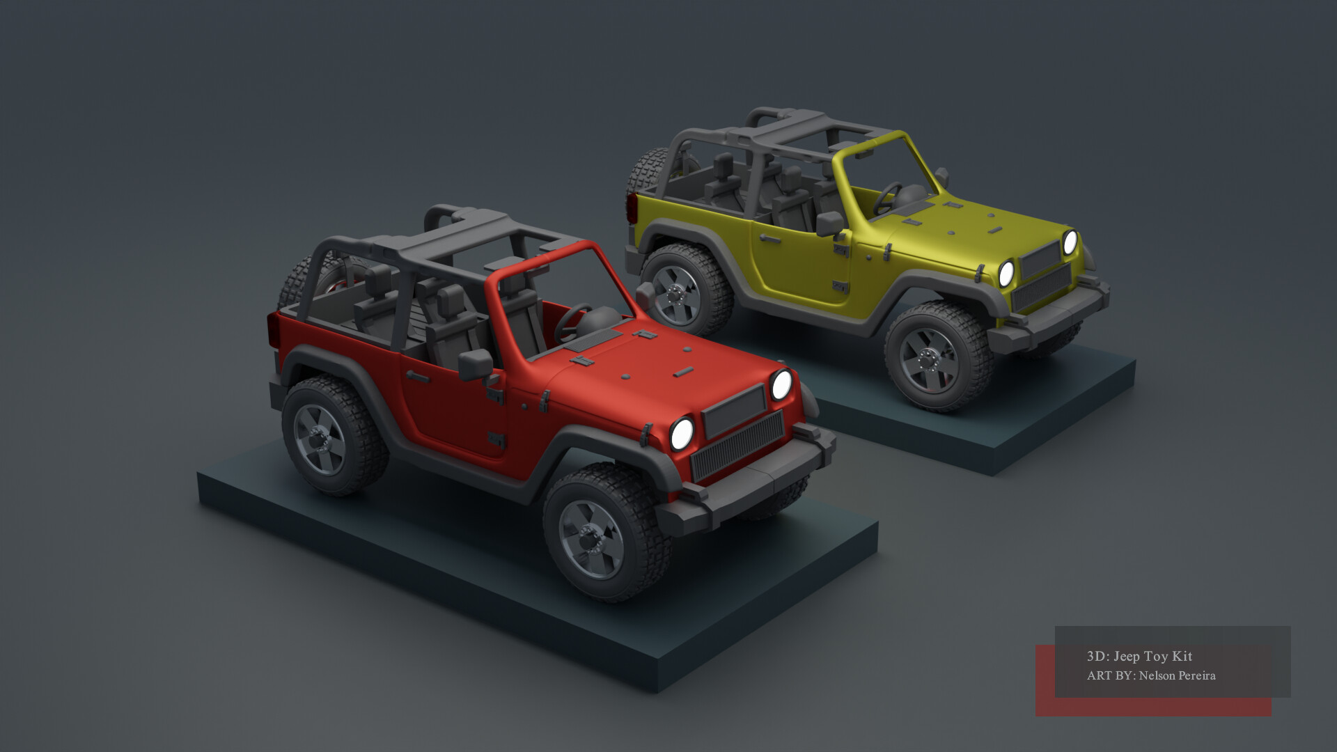 ArtStation - Jeep Toy Kit