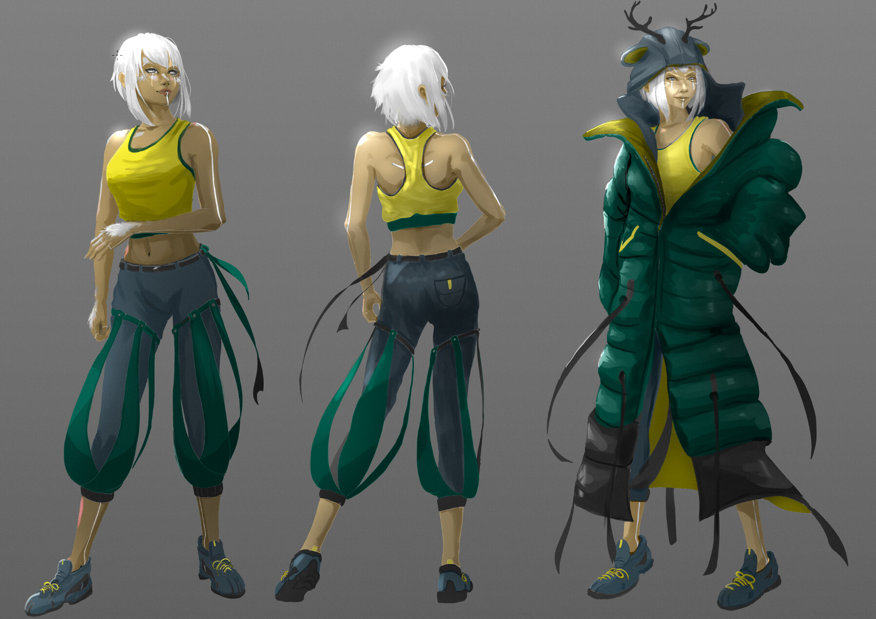 Glofernwolfe - Zov'ha Character Sketch - Late teens