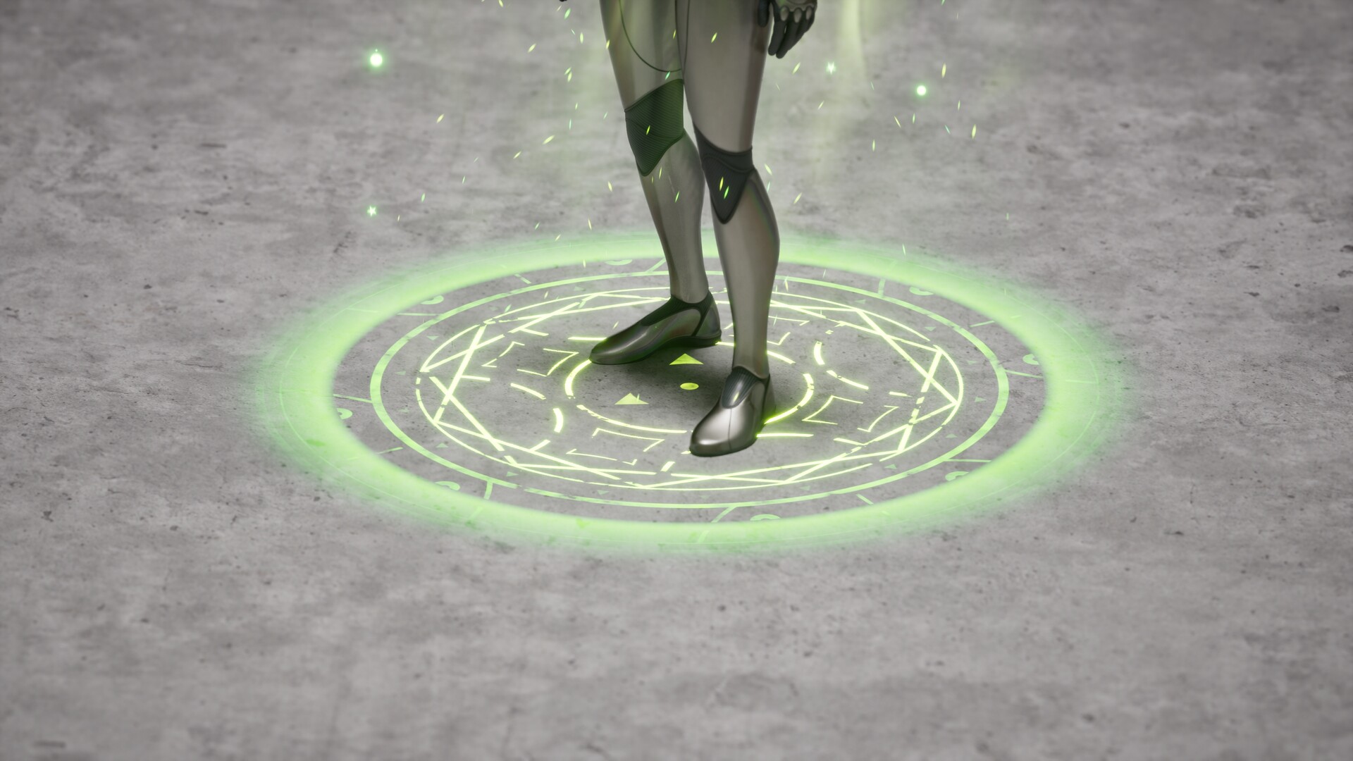 Max Kutuzov VFX Artist - Healing Circle - Magic Aura