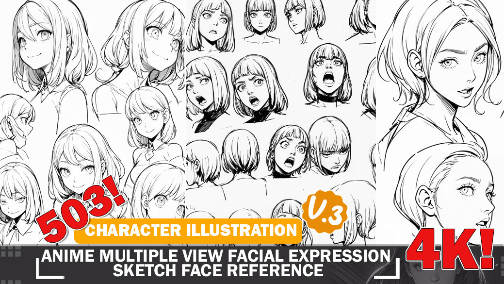 anime faces expressions