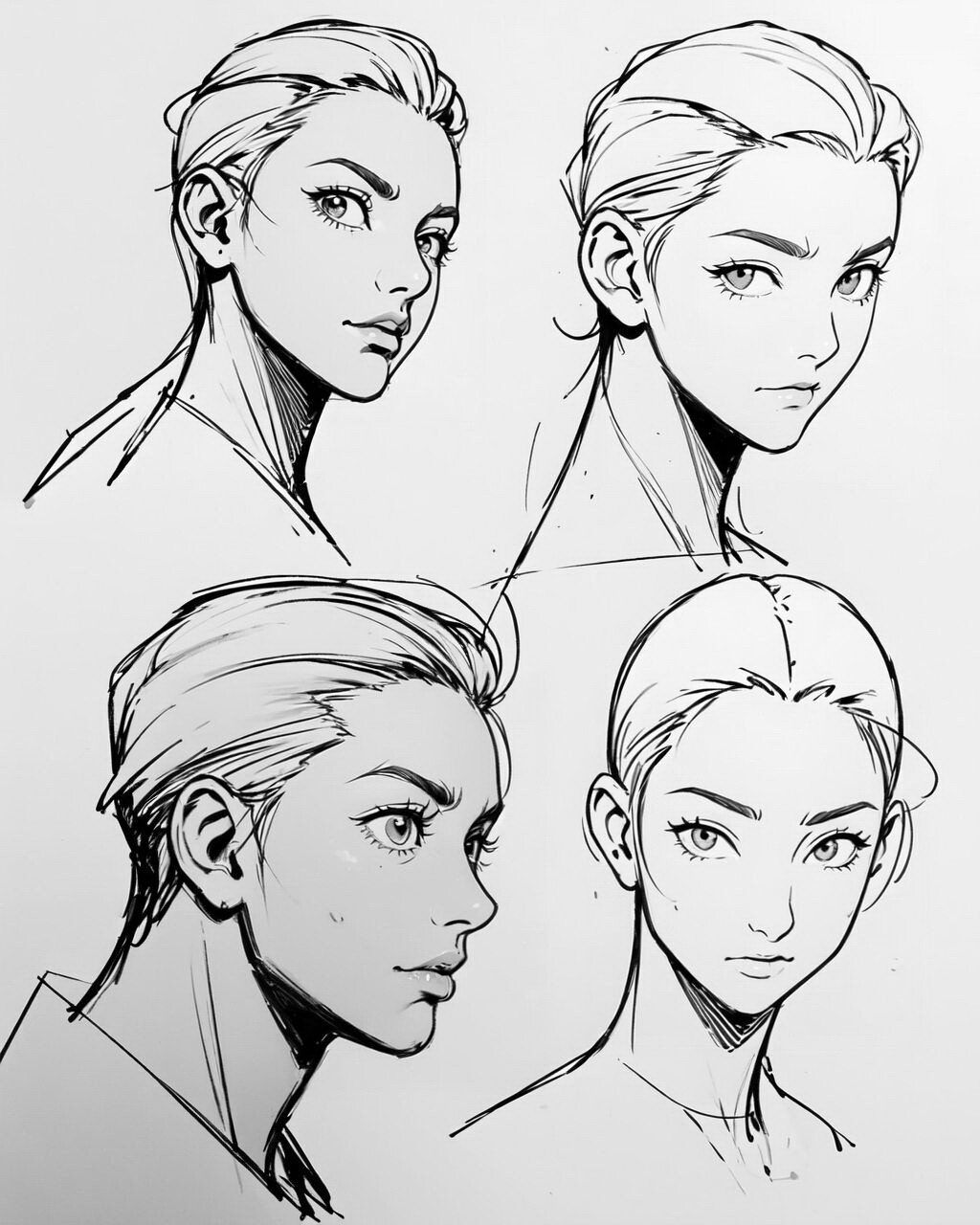 4K Anime Reference Art for Artists and Enthusiasts - 503 Anime Facial ...