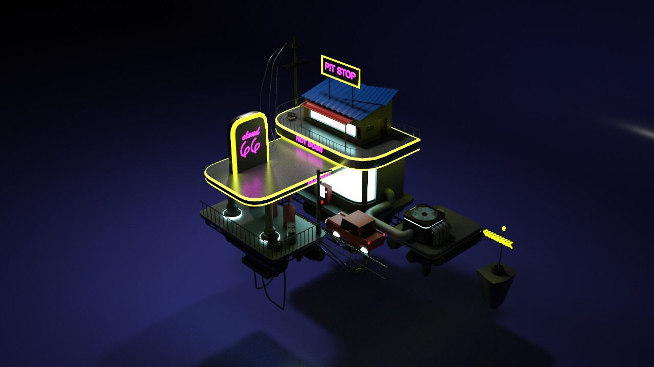 ArtStation - space garage