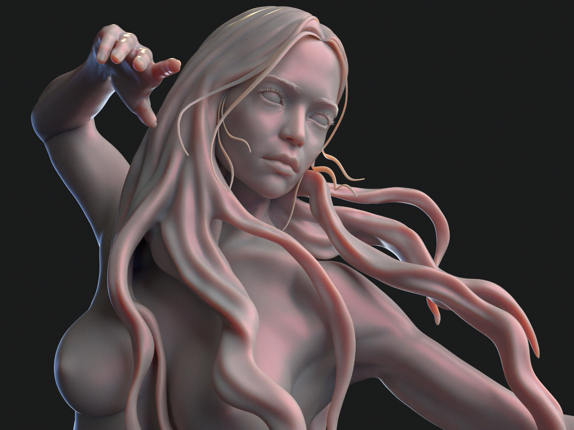 ArtStation - Anatomy Practice (with Cg bump)