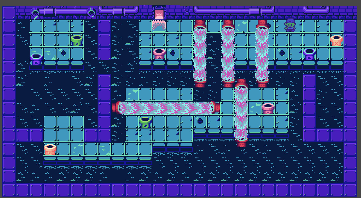 danielle riendeau - Broken Links level and overworld art