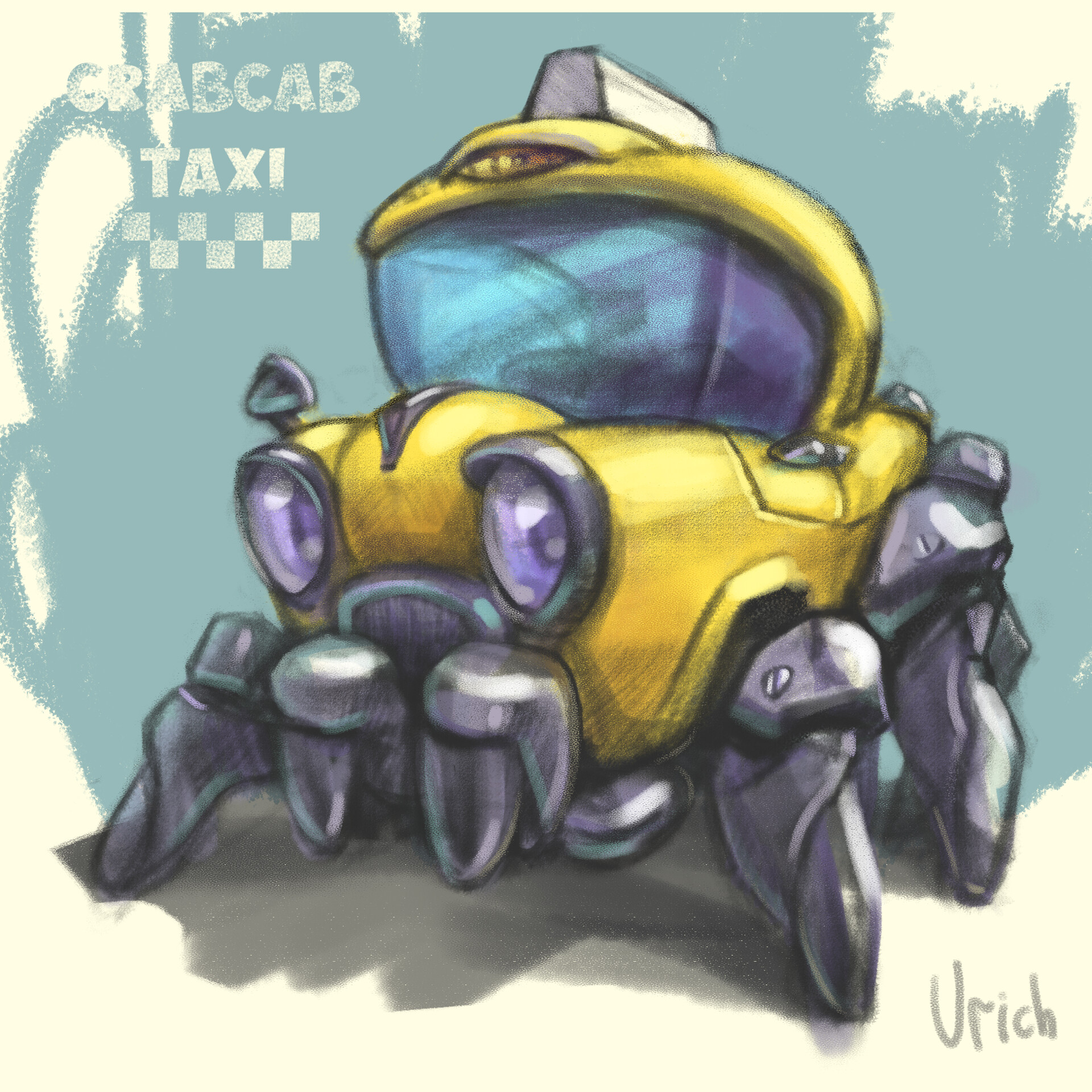 ArtStation - CrabCab Taxi