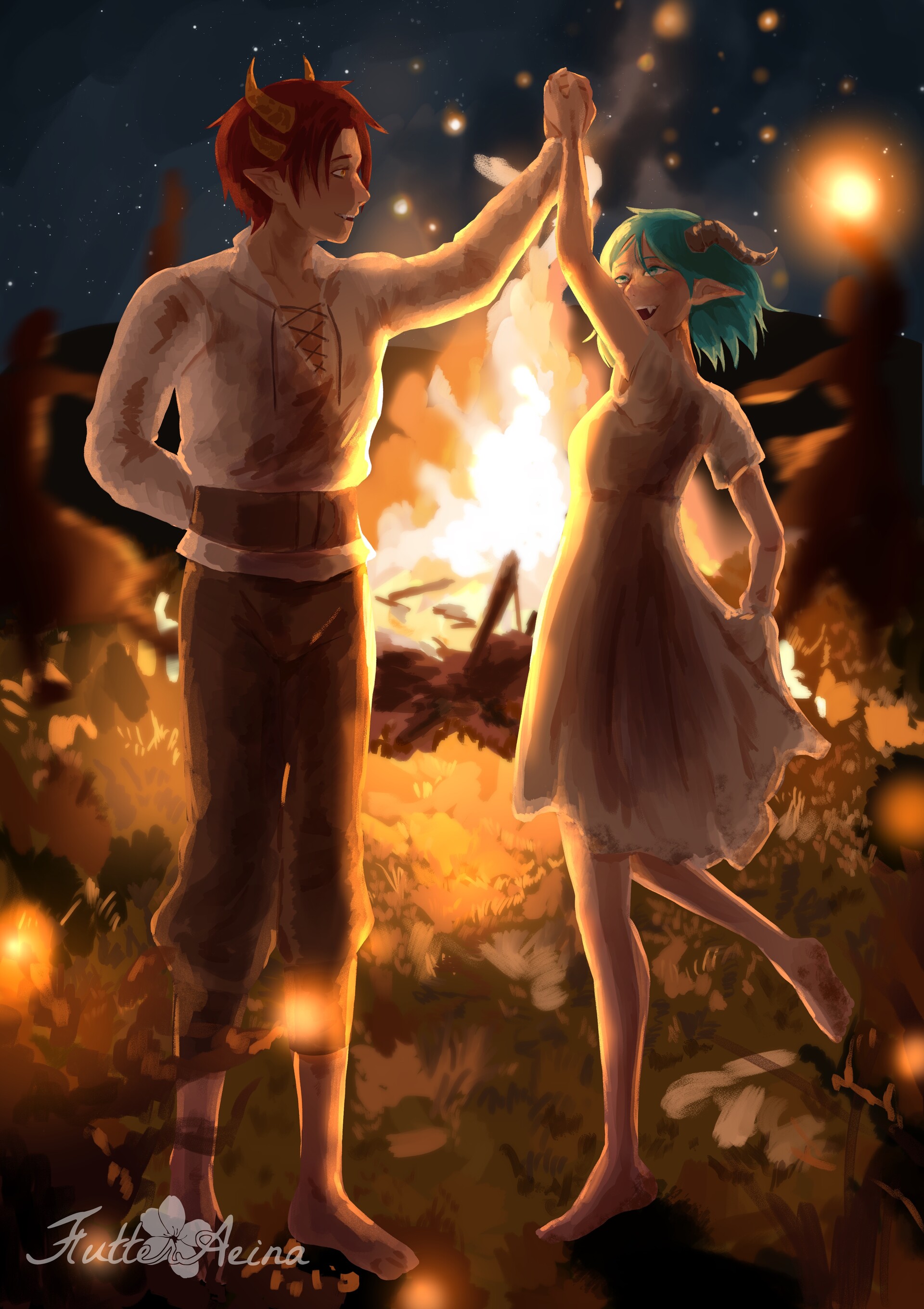 ArtStation - Firelight Dance