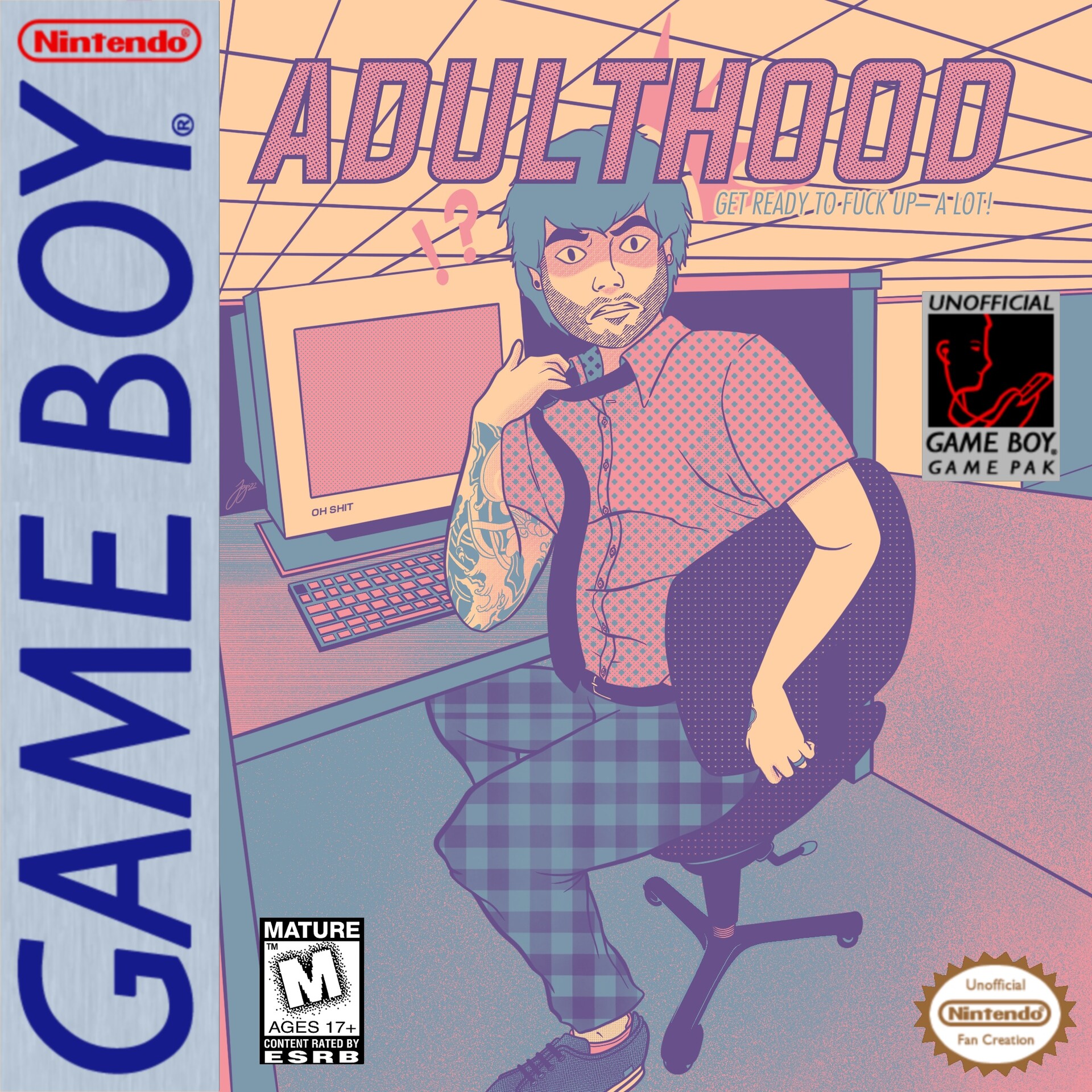 ArtStation - Game Boy Parody Boxes