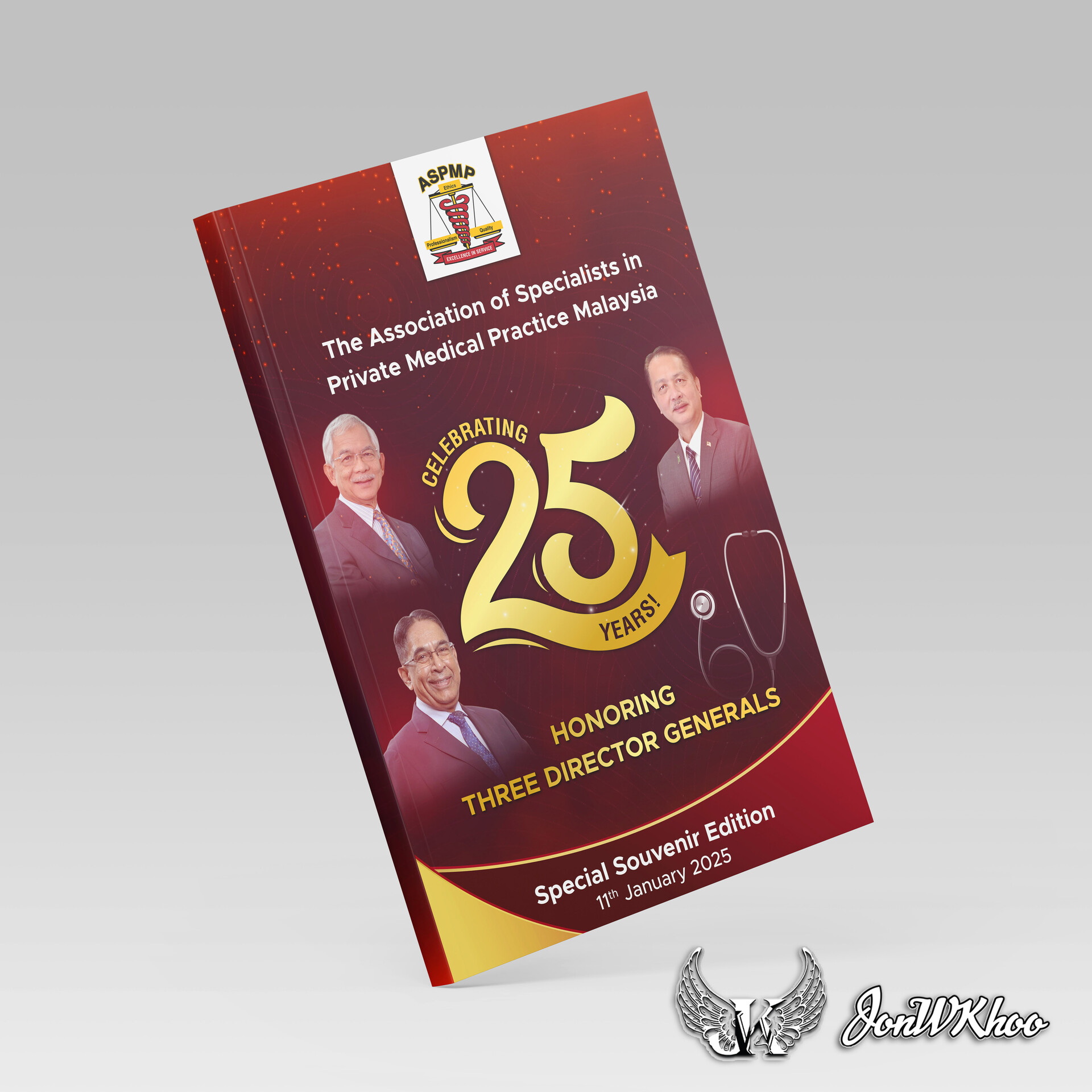 JonWKhoo - ASPMP Celebrating 25 Years 2024 | Magazine Cover Design