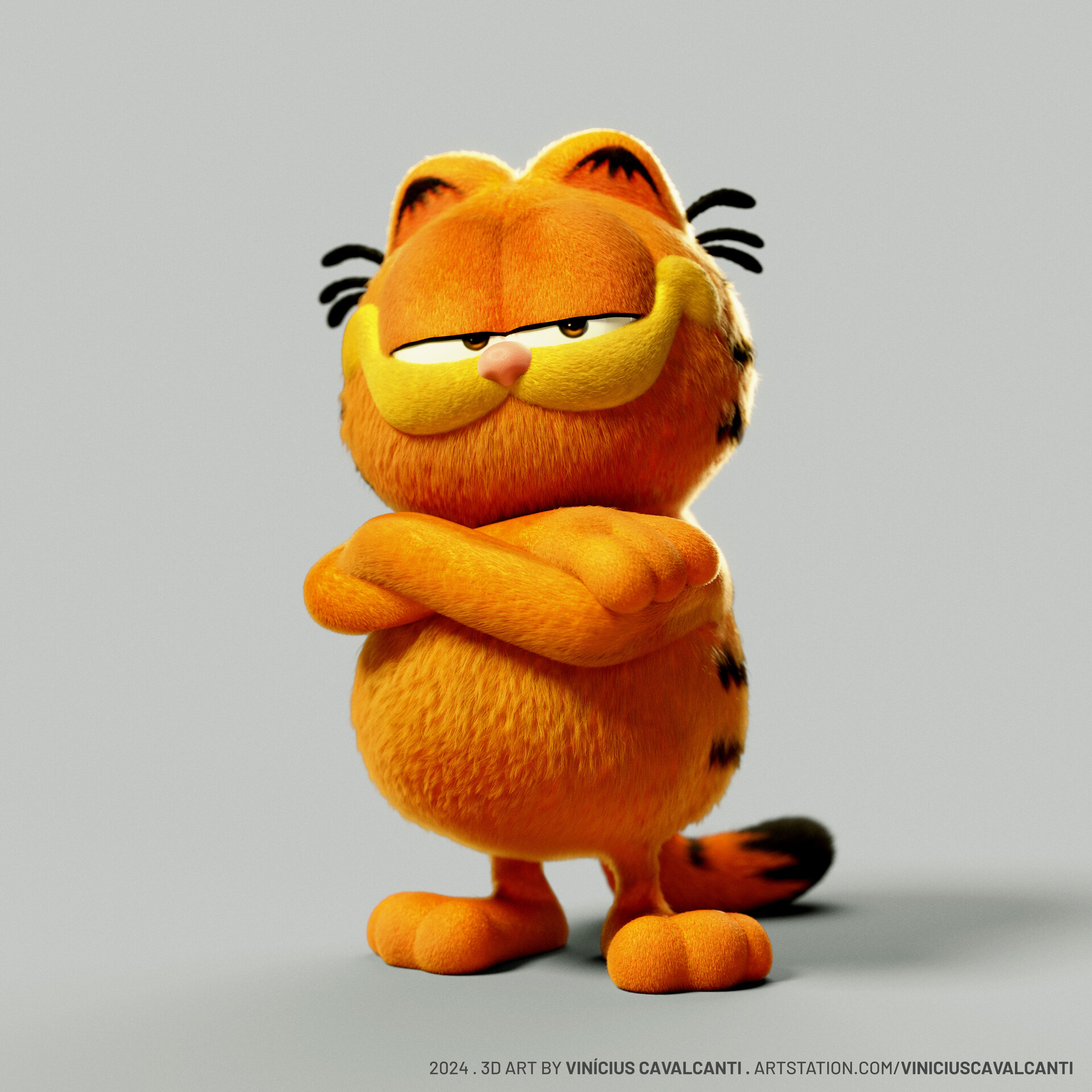 Vinícius Cavalcanti - Garfield | 3D Character Art
