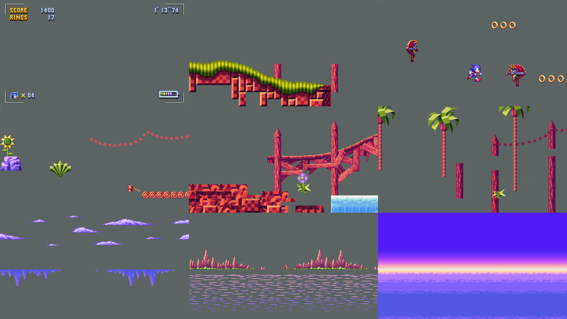 sonic 1 level concept art