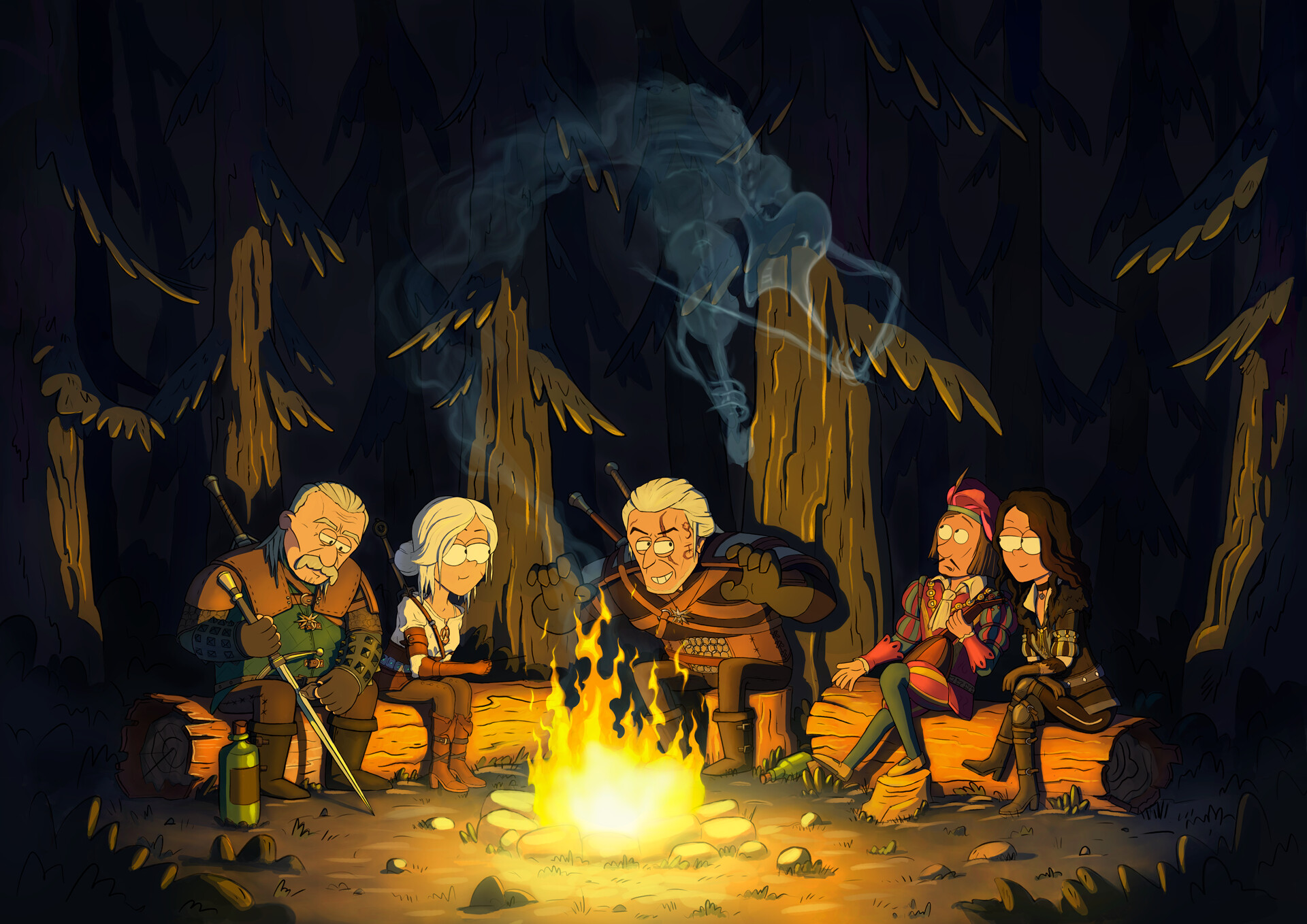 ArtStation - "Ard taedh" ("The Grand bard")